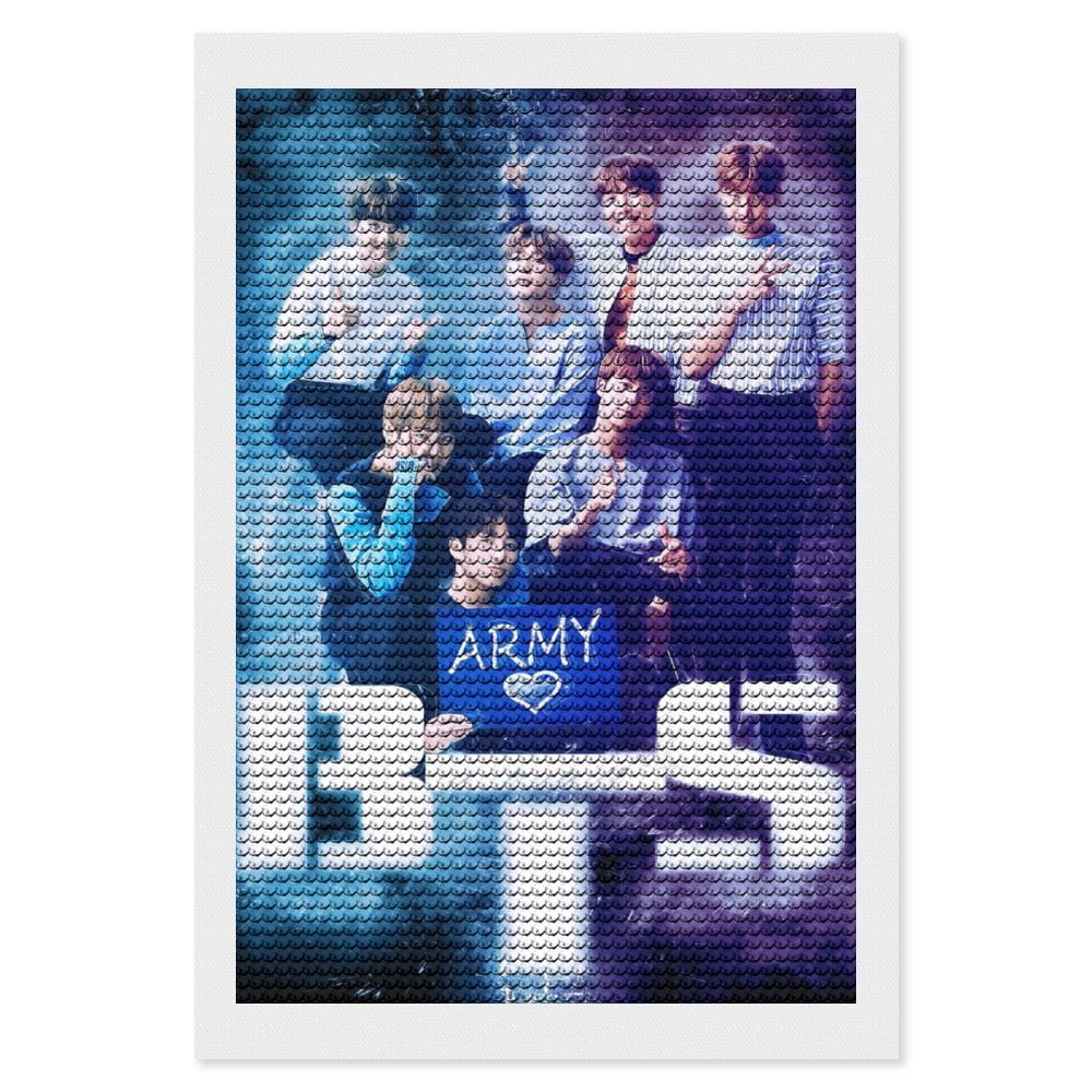 Diamond Art Kits for Adults Kpop BTS Diamond Art Gem Art Painting Full ...