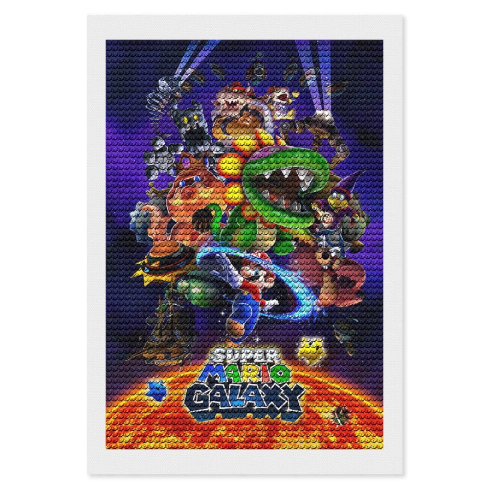 Diamond Art Kits for Adults Mario Diamond Art Gem Art Painting Full ...