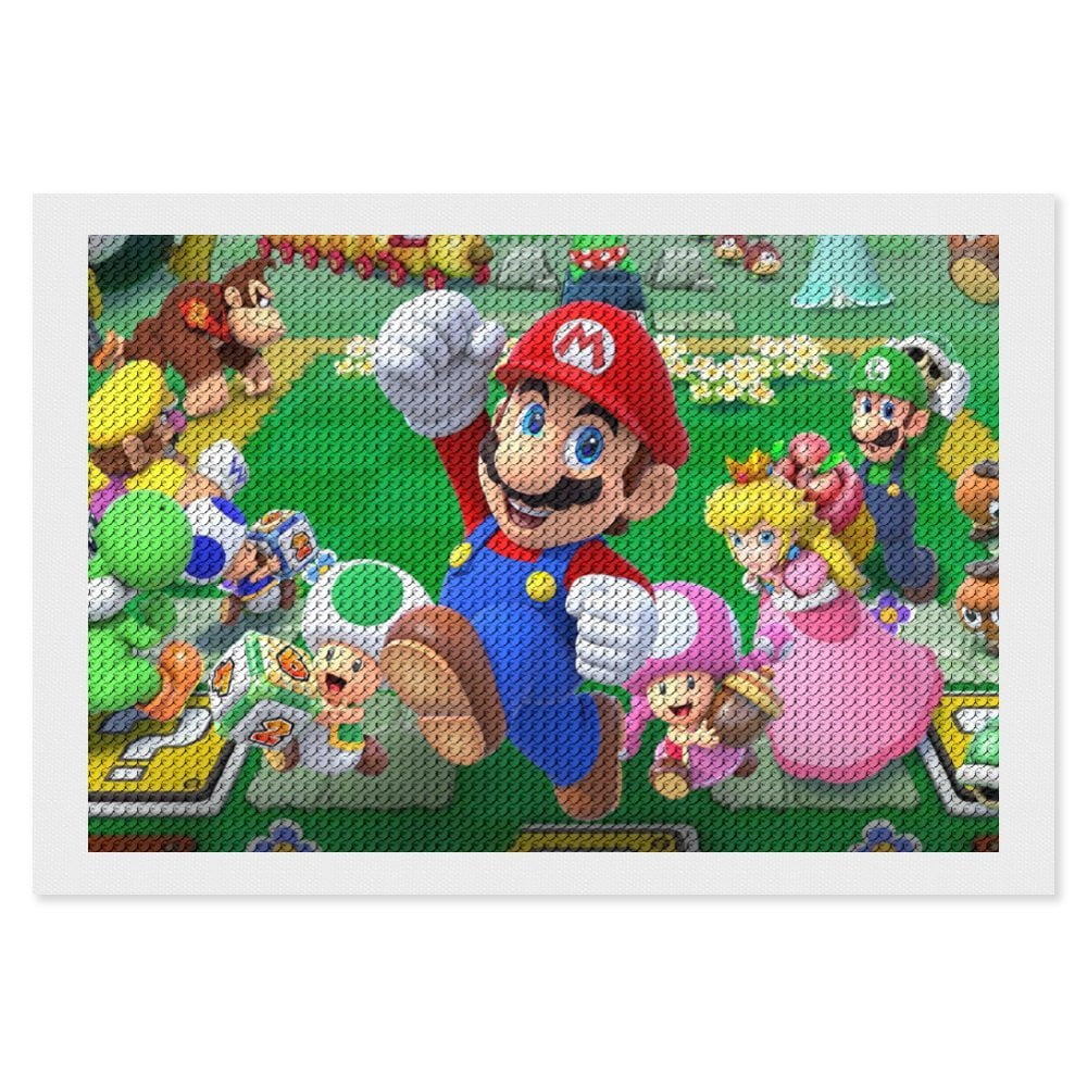 Diamond Art Kits for Adults Mario Diamond Art Gem Art Painting Full ...
