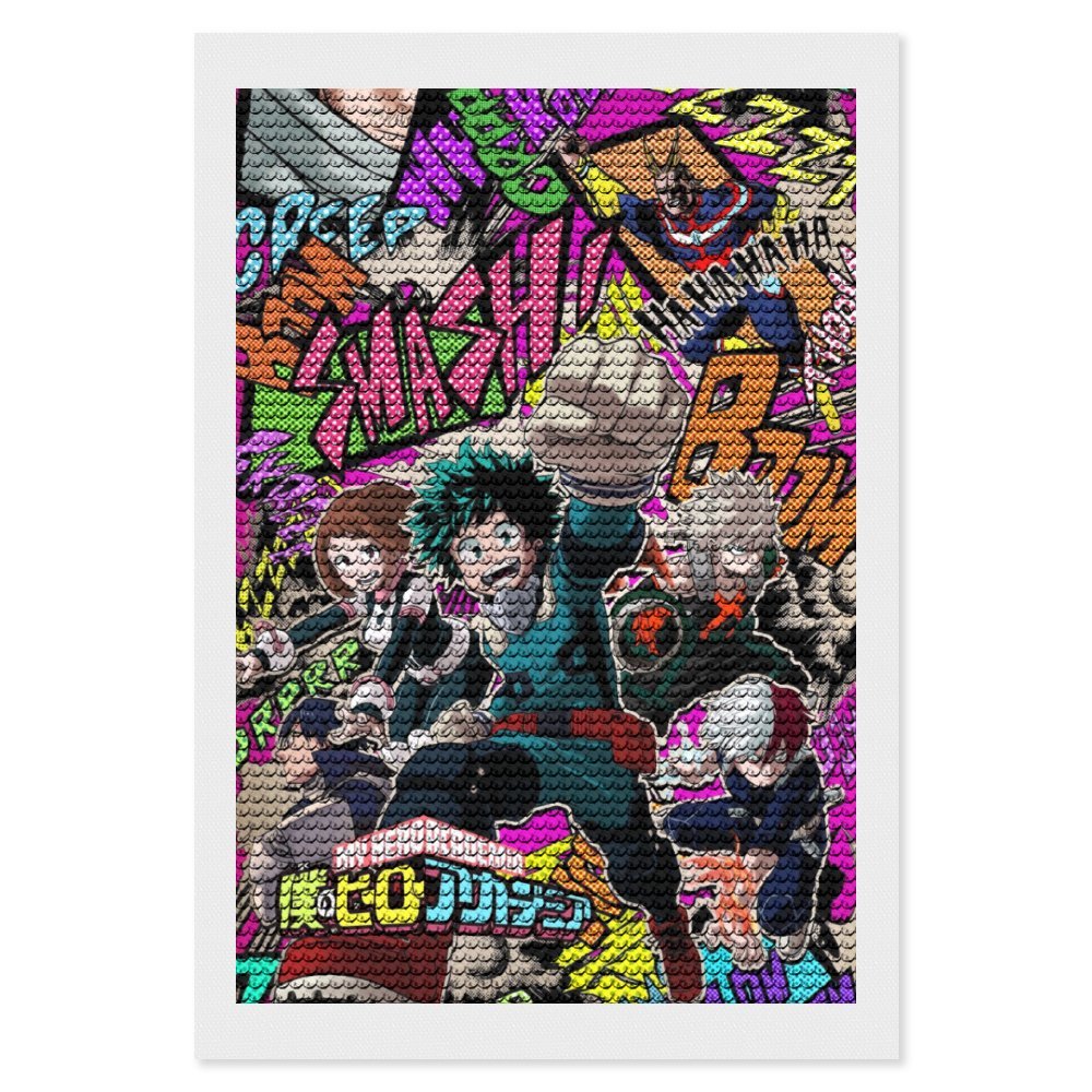 Diamond Art Kits for Adults My Hero Academia Diamond Art Gem Art ...