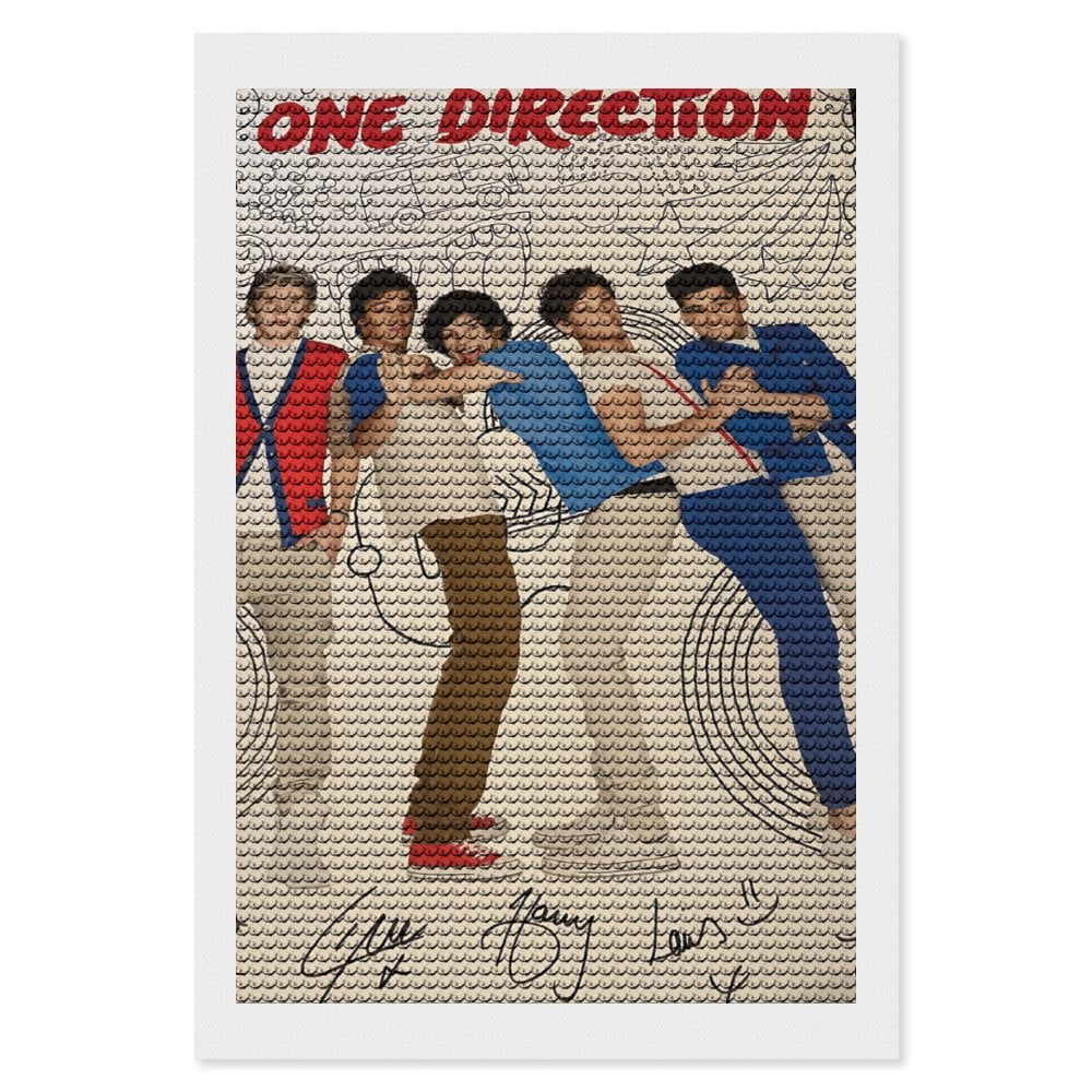 Diamond Art Kits for Adults One Direction Diamond Art Gem Art Painting ...