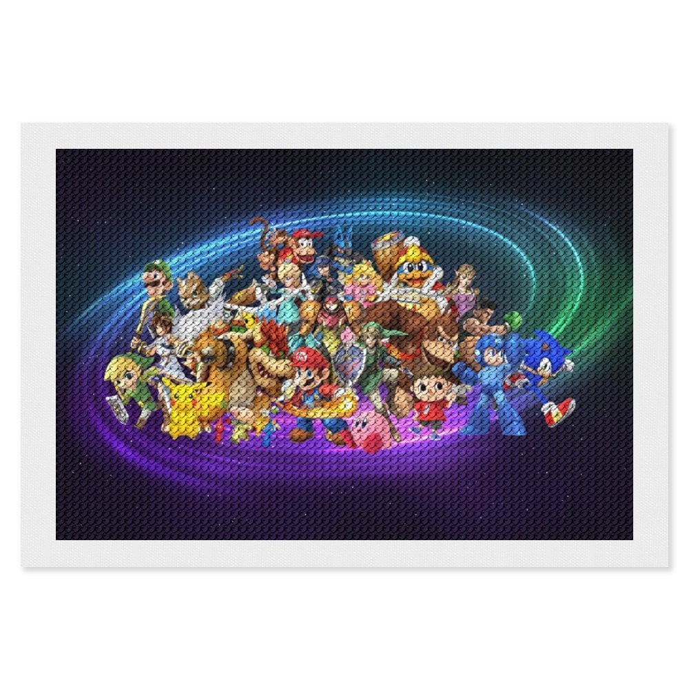 Diamond Art Kits for Adults Super Smash Bros Diamond Art Gem Art ...