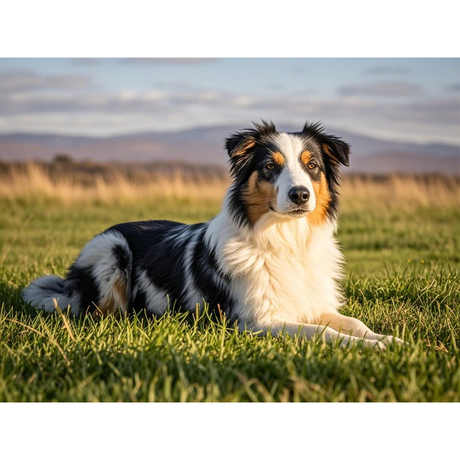 Diamond Art Painting Australian Shepherd 5D Diamond Dots DIY Kits Full ...