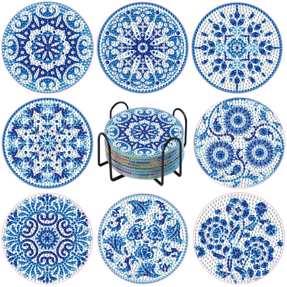 Diamond Art Painting Coasters for Drinks DIY Life Coaster Diamond Art ...