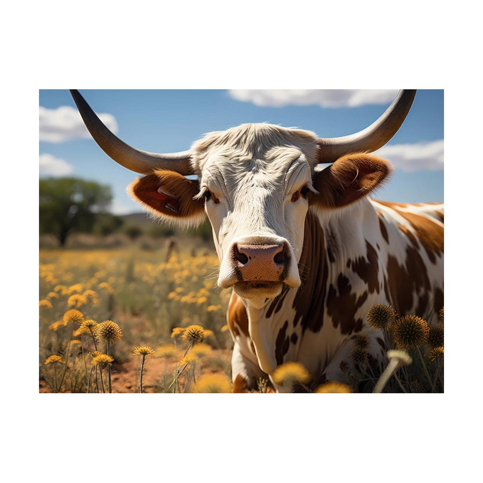 Diamond Art Painting Countryside Flower Cow Funny Diamond Painting Kits ...