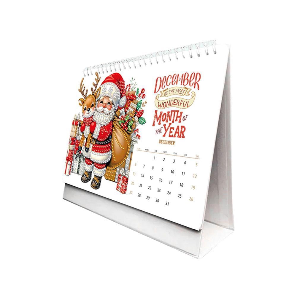 Diamond Art Painting Desk Calendar 2026,Creative Diamond Art 2026 Flip ...