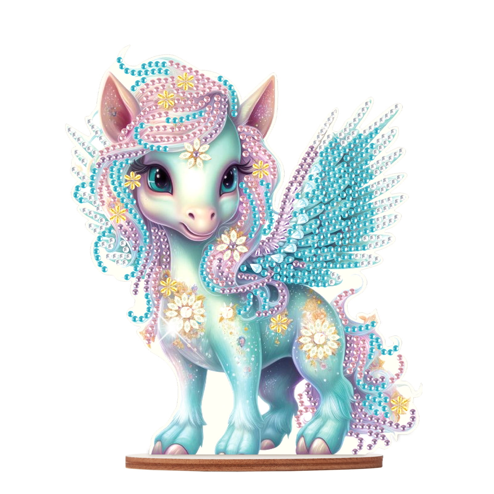 Diamond Art Painting Kit, Horse with Wings DIY Desktop Decoration ...