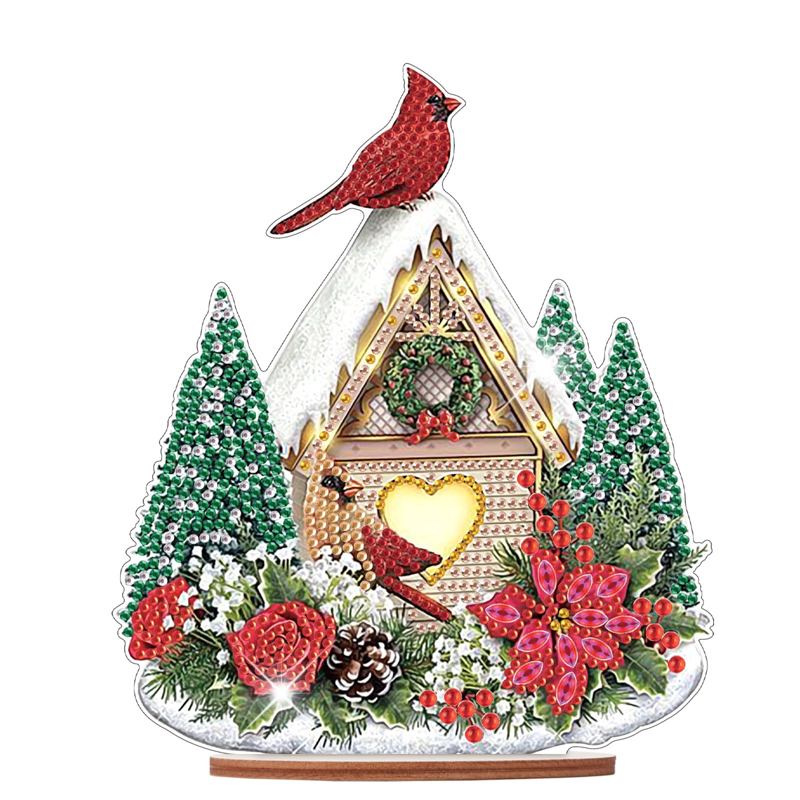 Diamond Art Painting Kit, Standing Ideal Snow DIY Desktop Decoration ...
