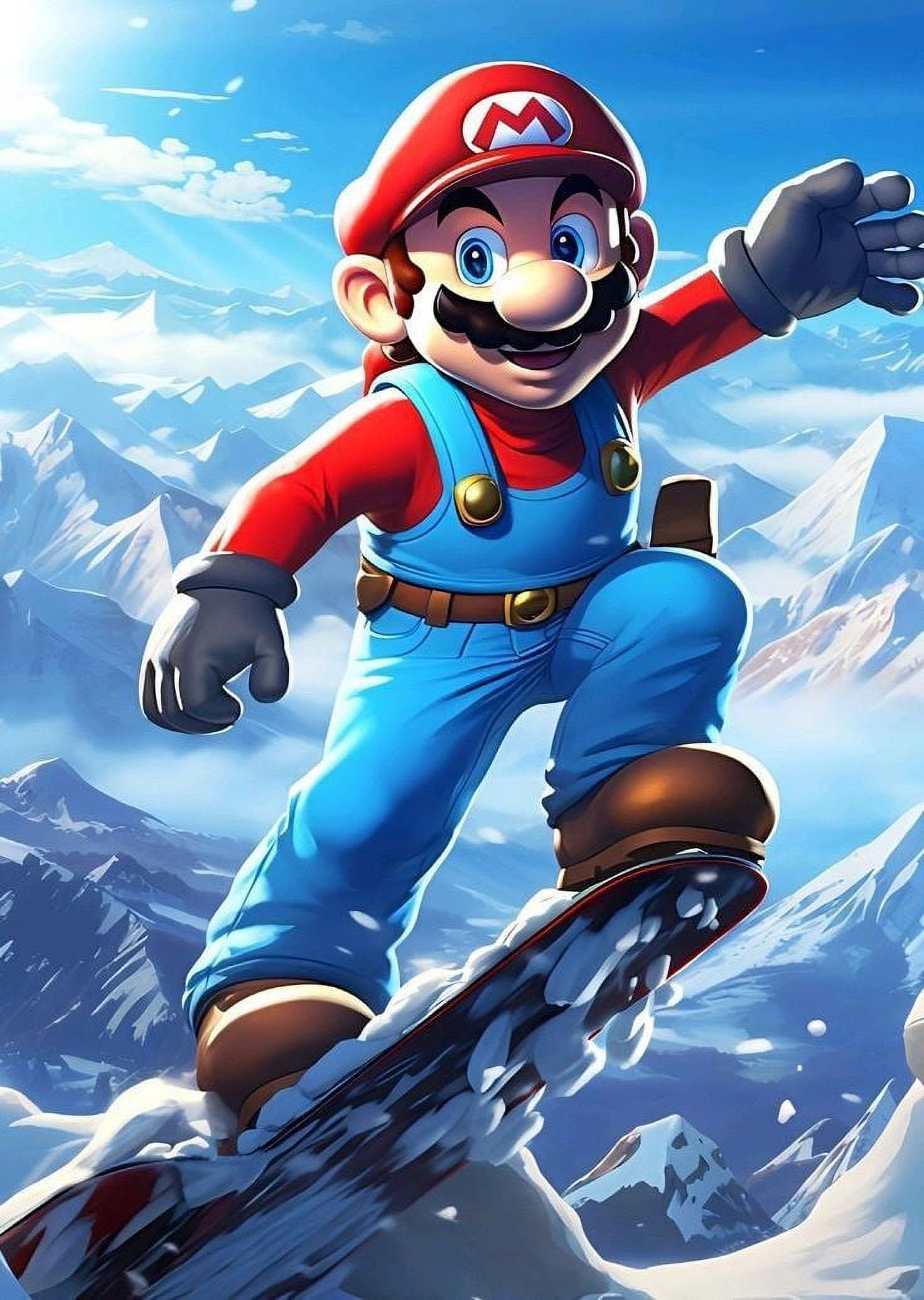 Diamond Art Painting Kit Super Mario 5D Full Diamond, DIY Diamond Art ...