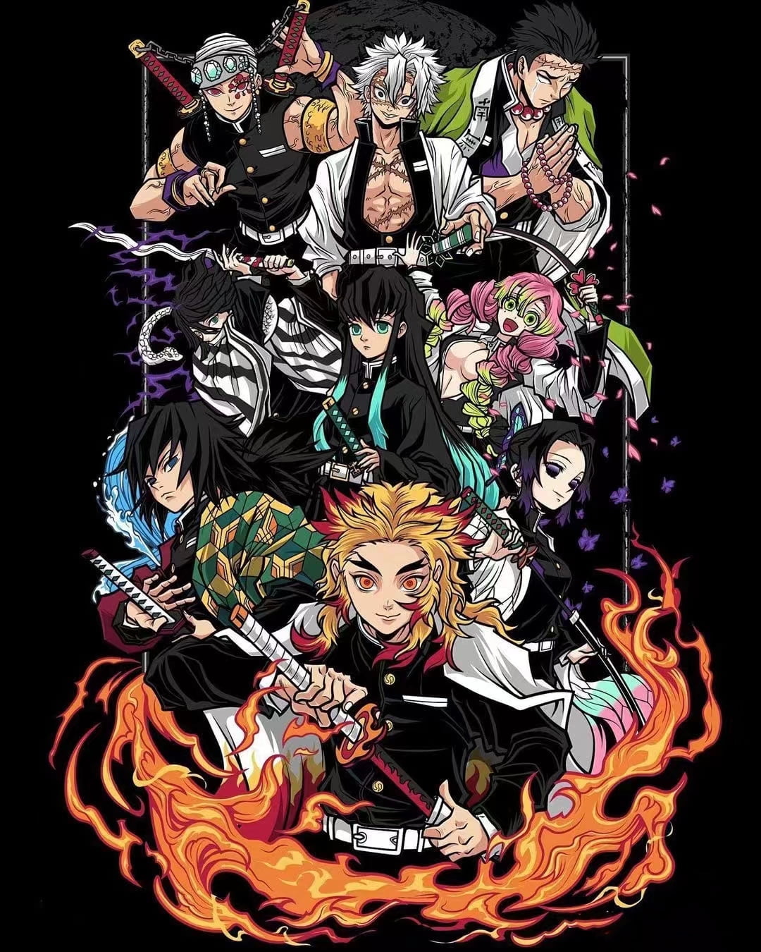 Diamond Art Painting Kits for Adults - Demon Slayer Full Drill Diamond ...