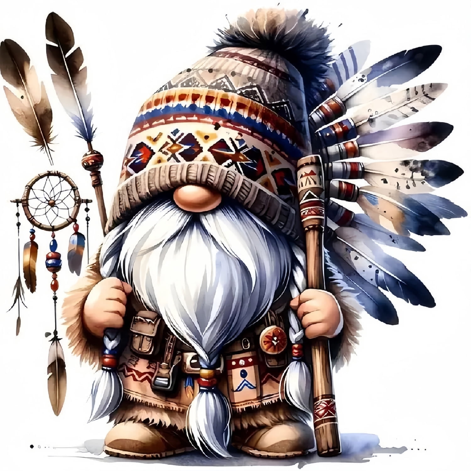 Diamond Art Painting Kits for Adults,Indian Dwarf 5D Diamond Painting ...