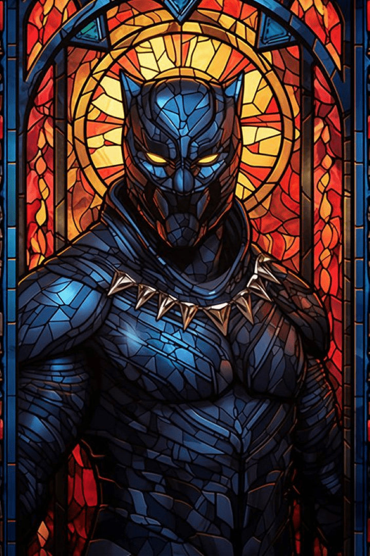 Diamond Art Painting Kits Black Panther Diamond Art Full Drill 5D ...