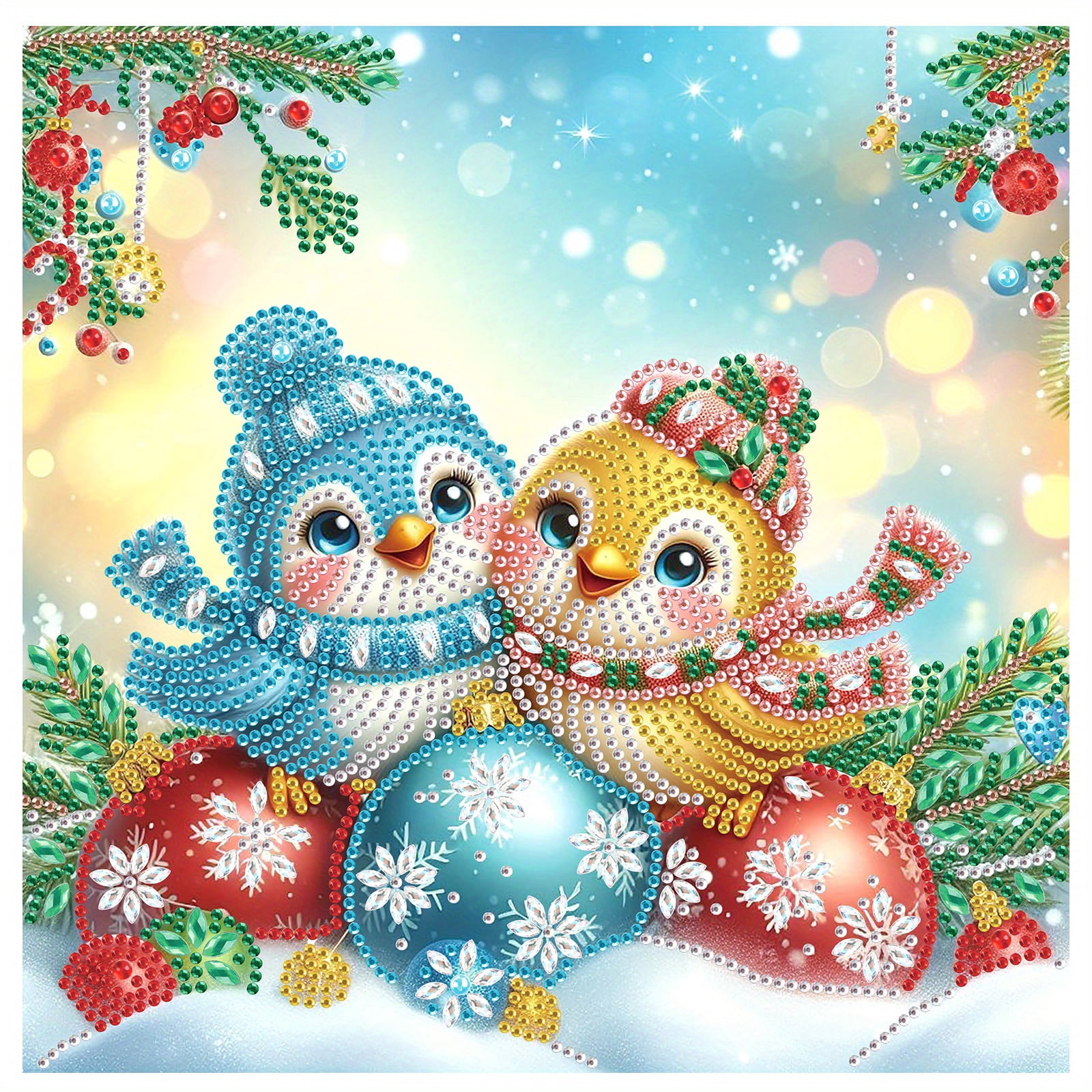 Diamond Art Painting Set, Cheerful Bird DIY 5D Diamond Art Adult Set ...