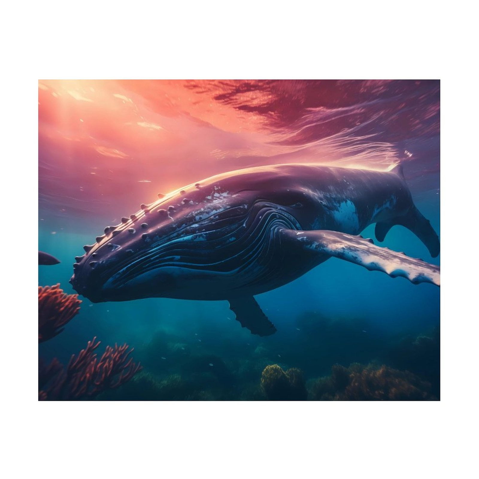 Diamond Art Painting Sunshine Ocean Whale Funny Diamond Painting Kits ...