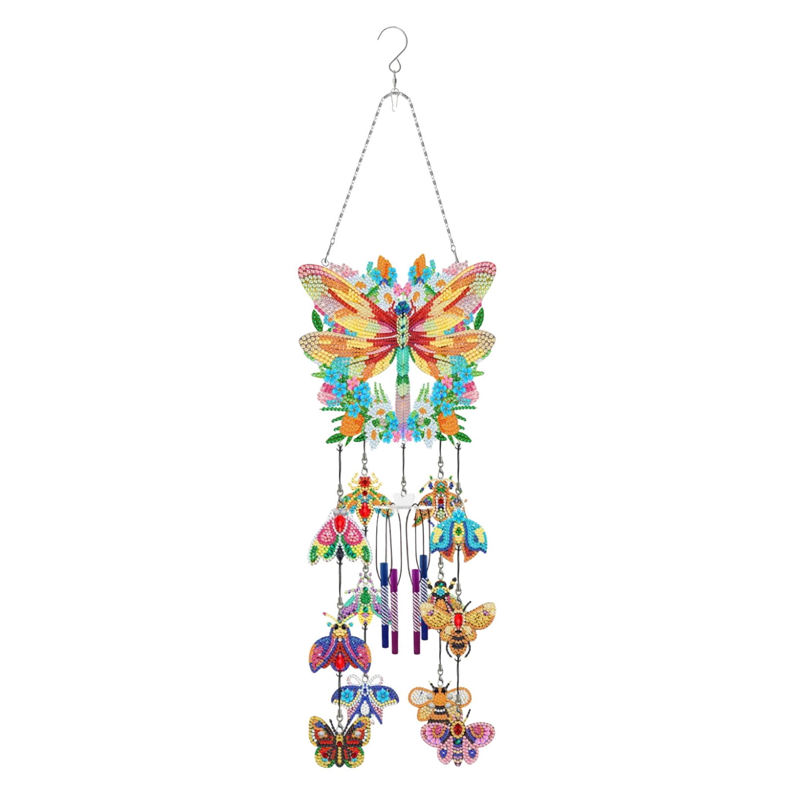 Diamond Art Painting Wind Chimes Suncatcher Art Wind Chime Kit Double ...