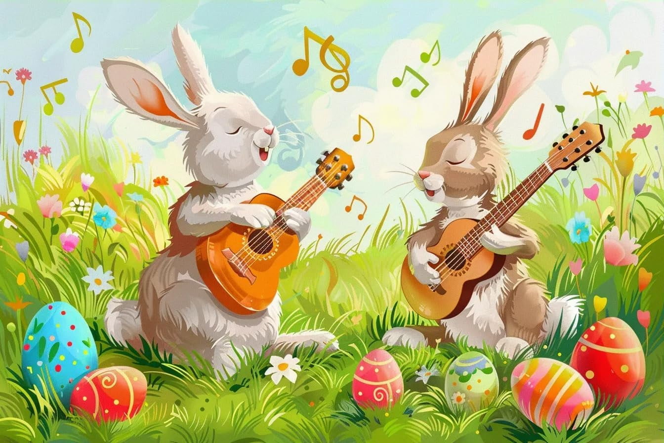 Diamond Art Paintings Kits for Adults,Easter Bunny Diamond Painting ...