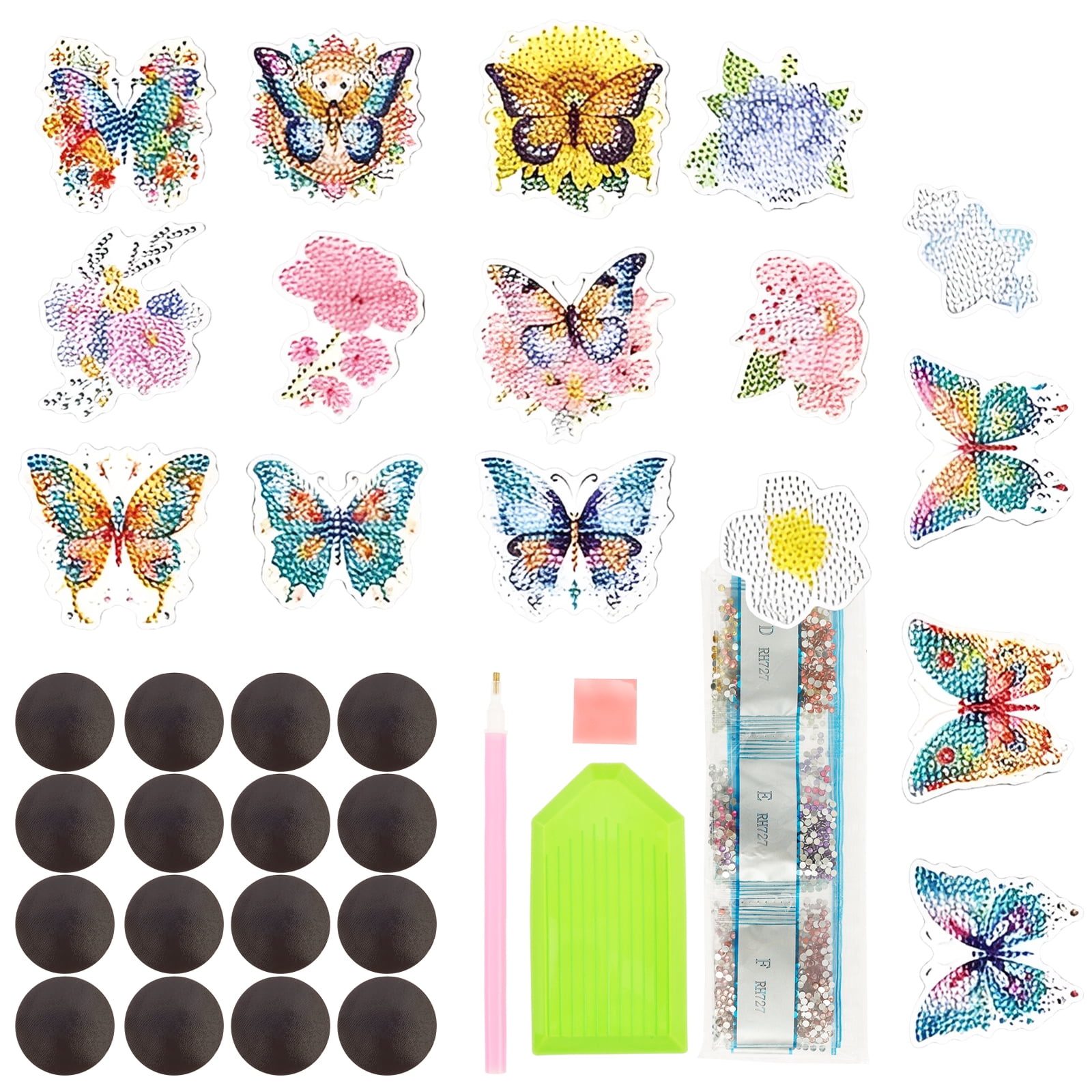 Diamond Art Refrigerator Magnets Sturdy Easy to Use Fridge Magnet ...