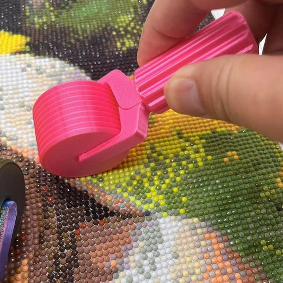 Diamond Art Roller Set (2PCS) - Detachable Easy-Grip Hand Rollers with ...