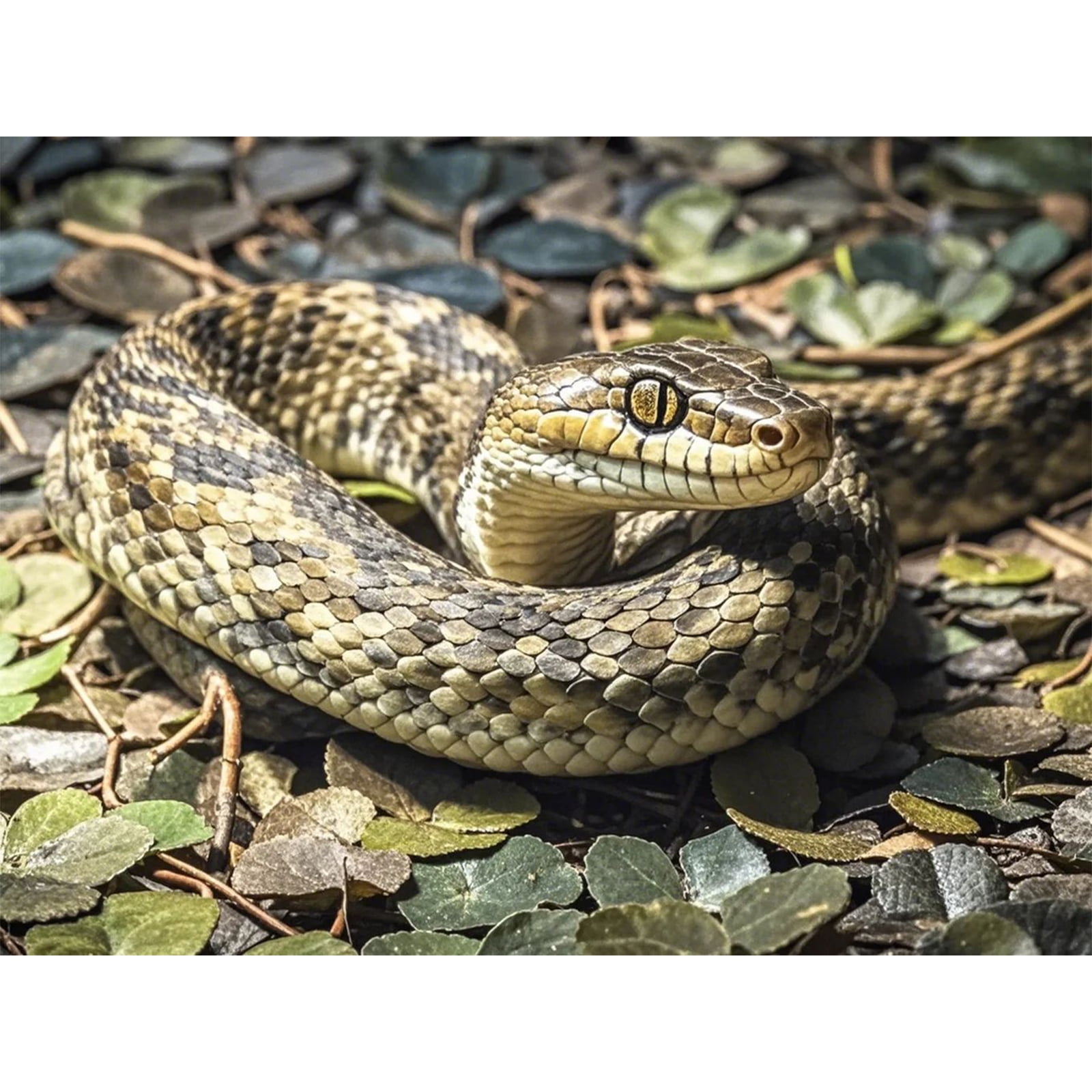 Diamond Art Snake 5D Diamond Painting DIY Kits Full Round Drill Bead ...