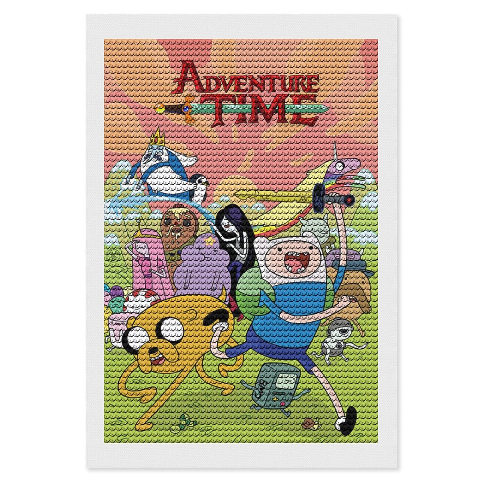 Diamond Arts Kits for Adults - Adventure Time Jake The Dog Full Drill ...