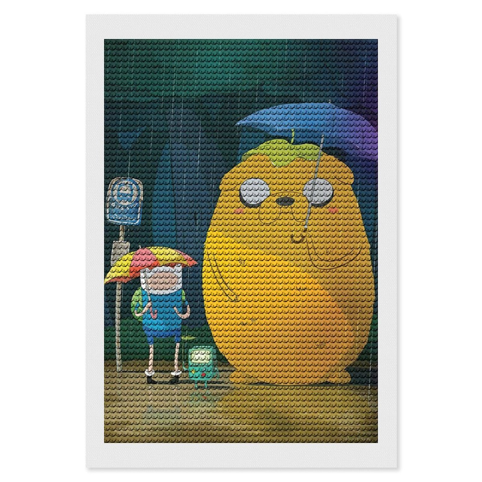 Diamond Arts Kits for Adults - Adventure Time Jake The Dog Full Drill ...