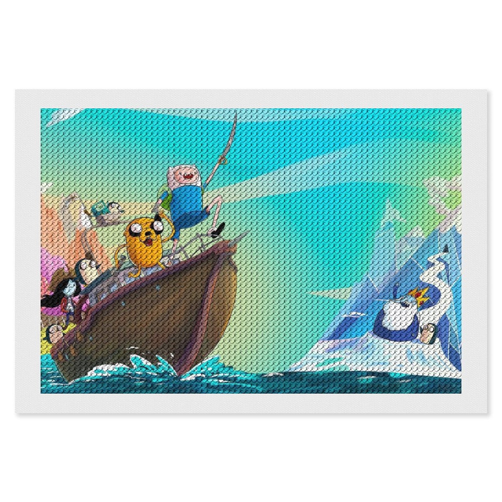 Diamond Arts Kits for Adults - Adventure Time Jake The Dog Full Drill ...