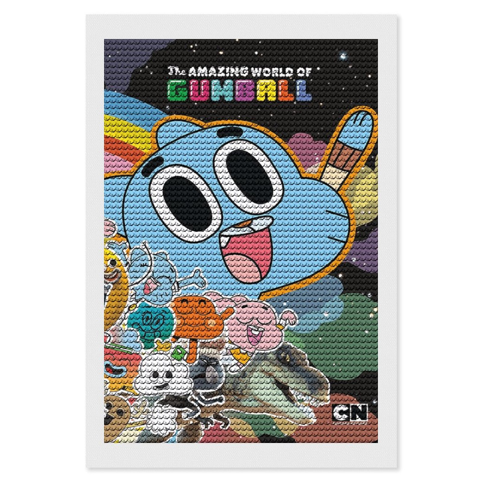 Diamond Arts Kits for Adults - Amazing World of Gumball Full Drill ...
