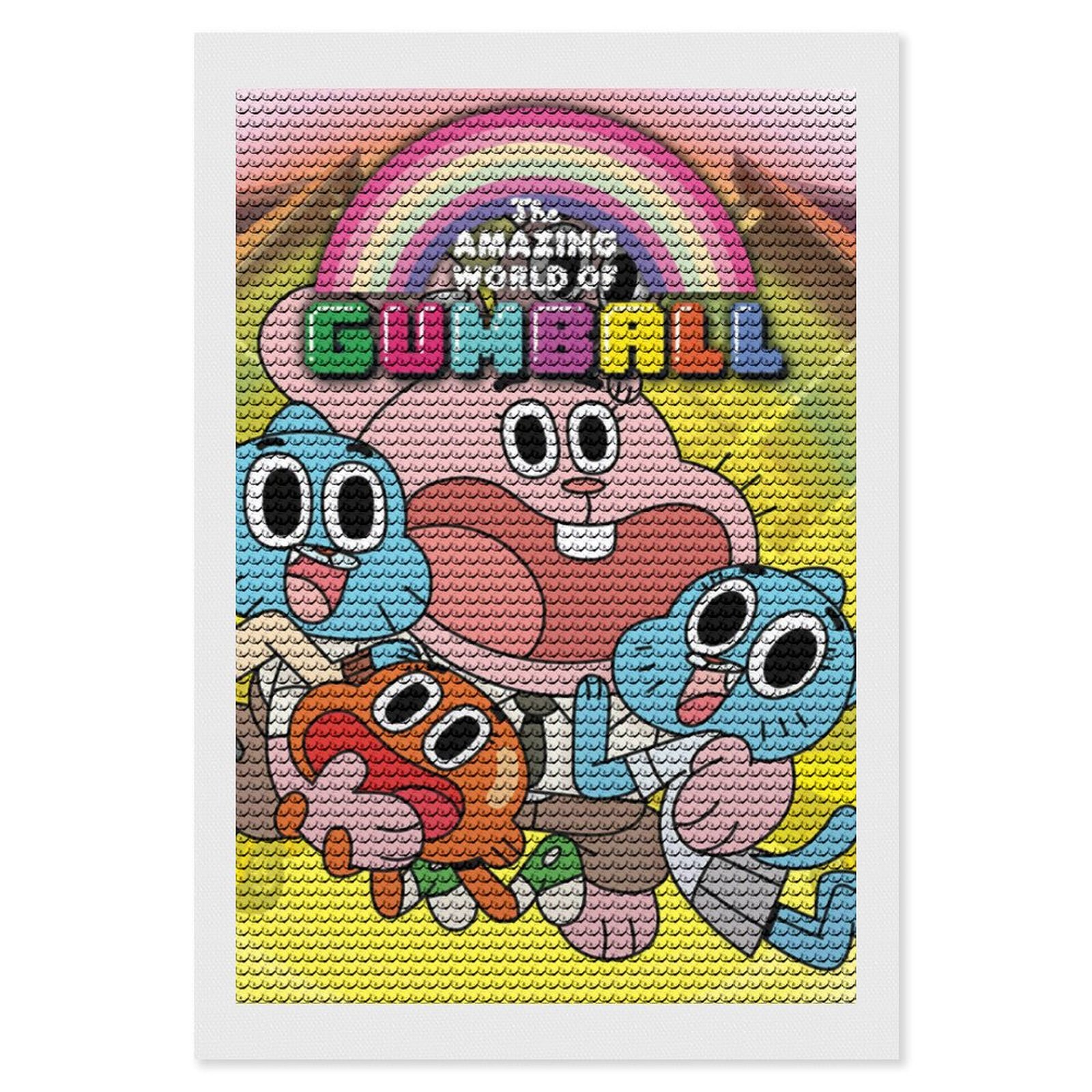Diamond Arts Kits for Adults - Amazing World of Gumball Full Drill ...