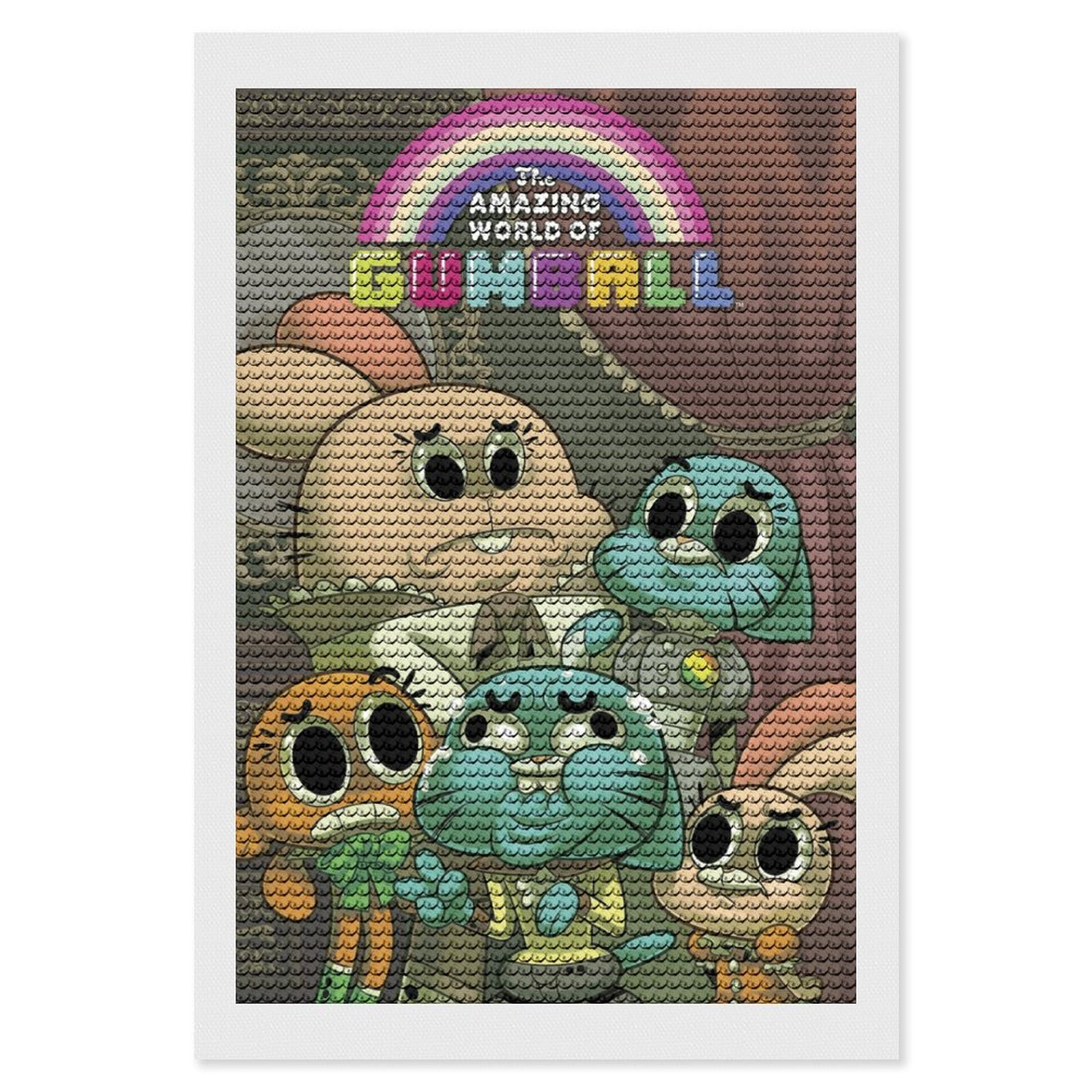 Diamond Arts Kits for Adults - Amazing World of Gumball Full Drill ...