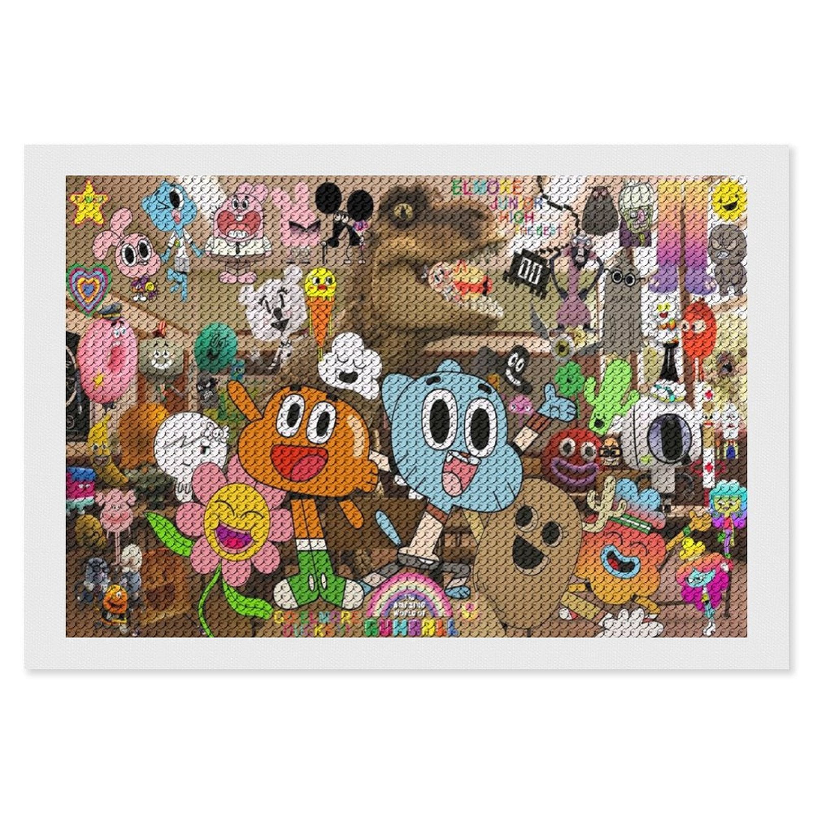 Diamond Arts Kits for Adults - Amazing World of Gumball Full Drill ...