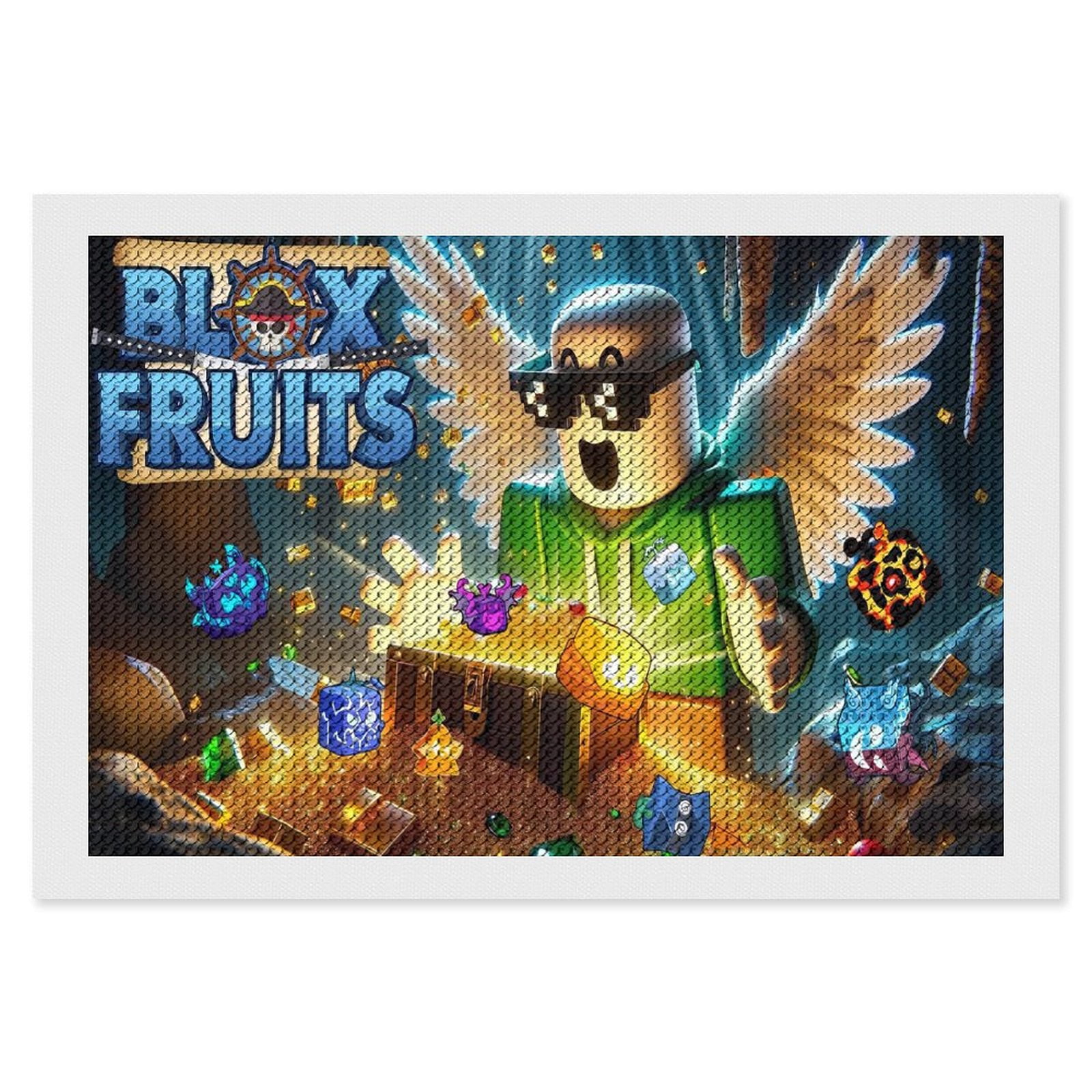 Diamond Arts Kits for Adults - Blox Fruits Full Drill Diamond Arts for ...