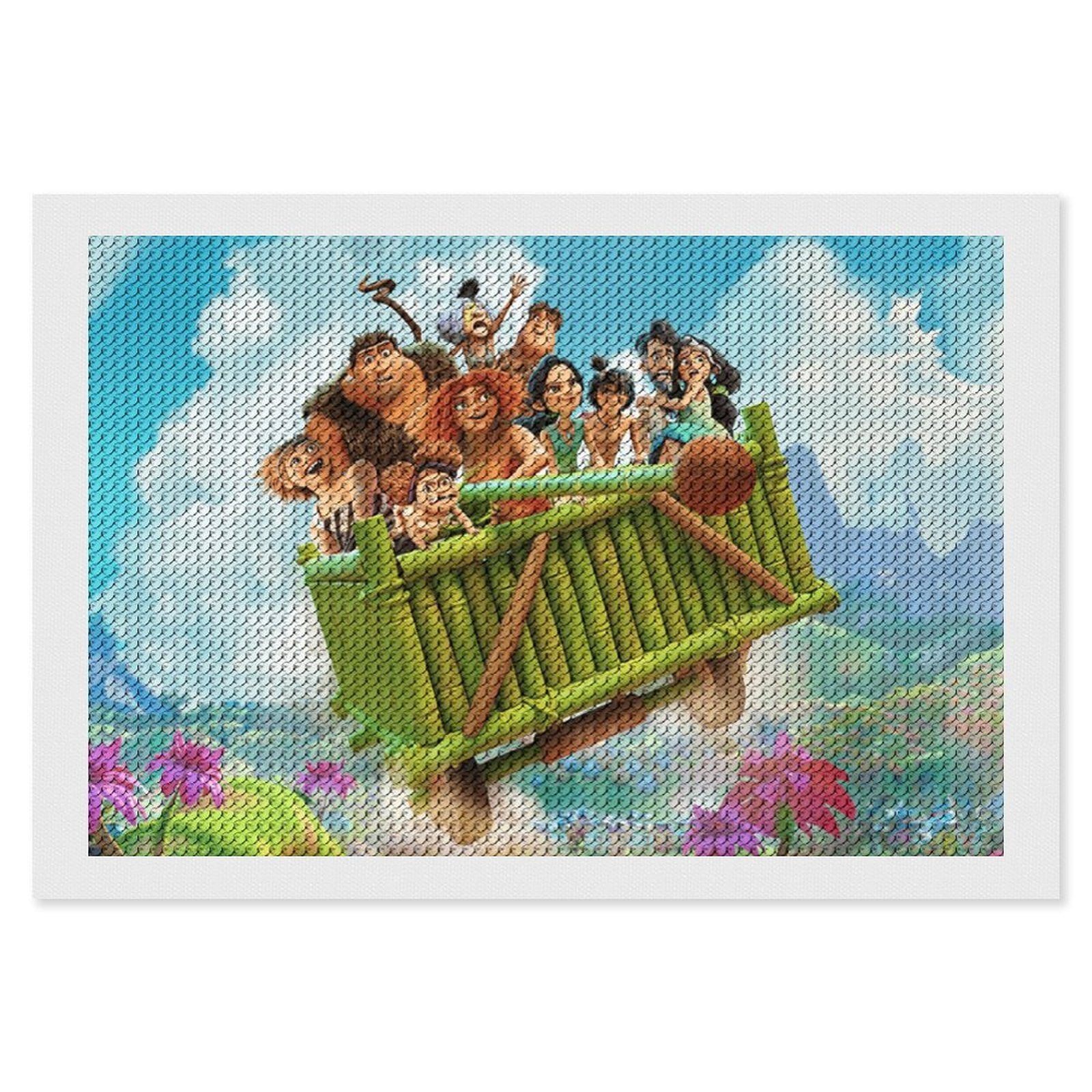 Diamond Arts Kits for Adults - The Croods Full Drill Diamond Arts for ...