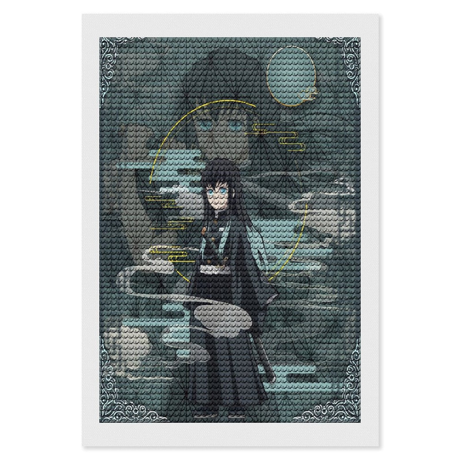 Diamond Arts Kits for Adults - Demon Slayer Muichiro Tokito Full Drill ...