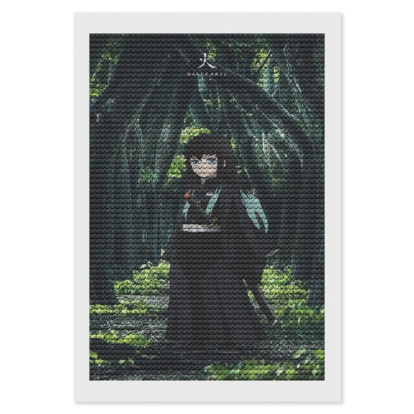 Diamond Arts Kits for Adults - Demon Slayer Muichiro Tokito Full Drill ...