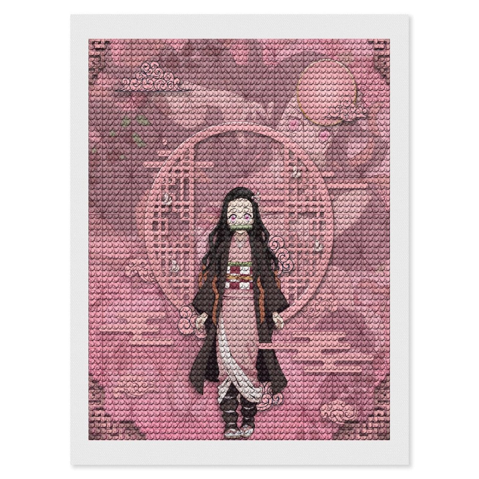 Diamond Arts Kits for Adults - Demon Slayer Nezuko Kamado Full Drill ...