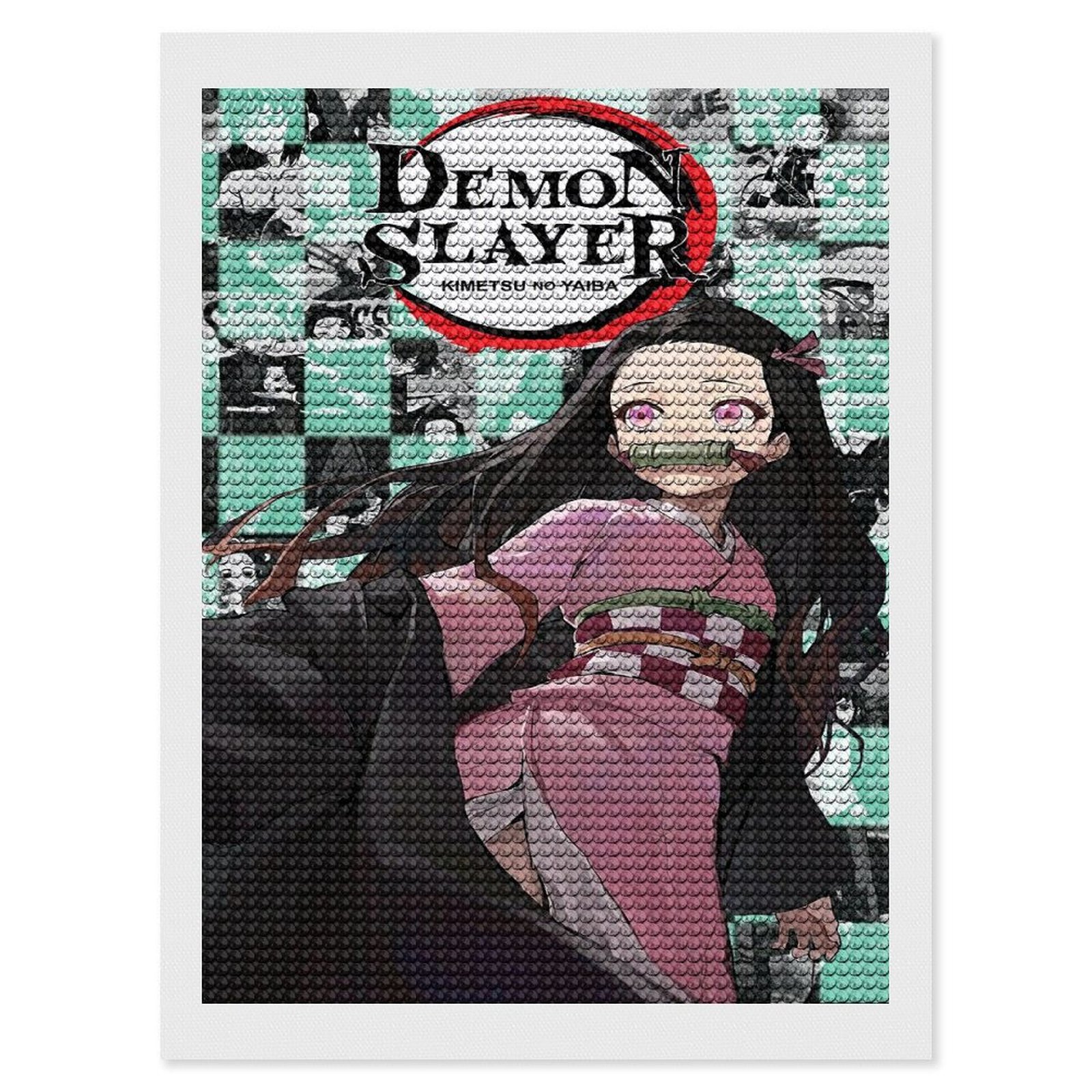 Diamond Arts Kits for Adults - Demon Slayer Nezuko Kamado Full Drill ...