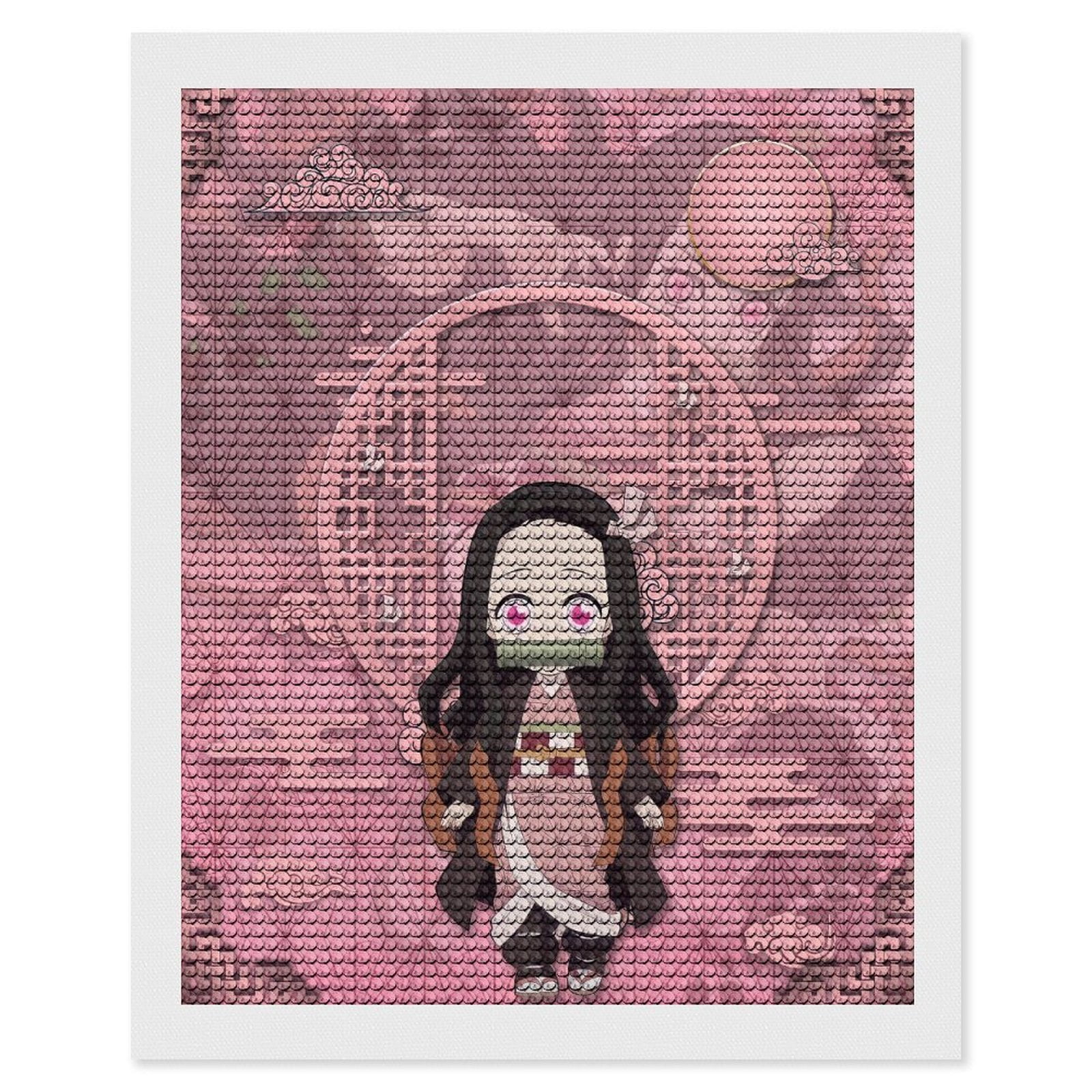 Diamond Arts Kits for Adults - Demon Slayer Nezuko Kamado Full Drill ...