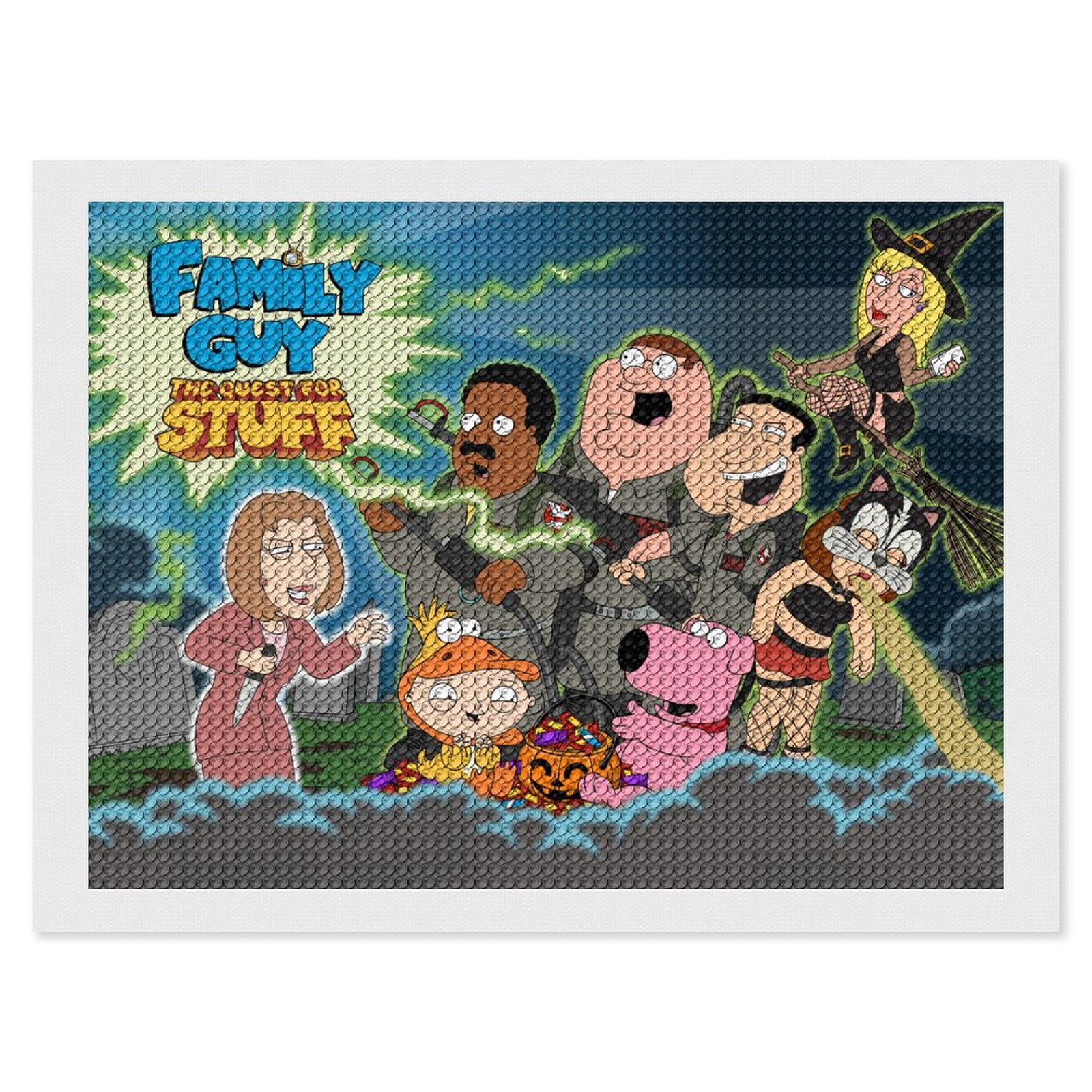 Diamond Arts Kits for Adults - Family Guy Full Drill Diamond Arts for ...
