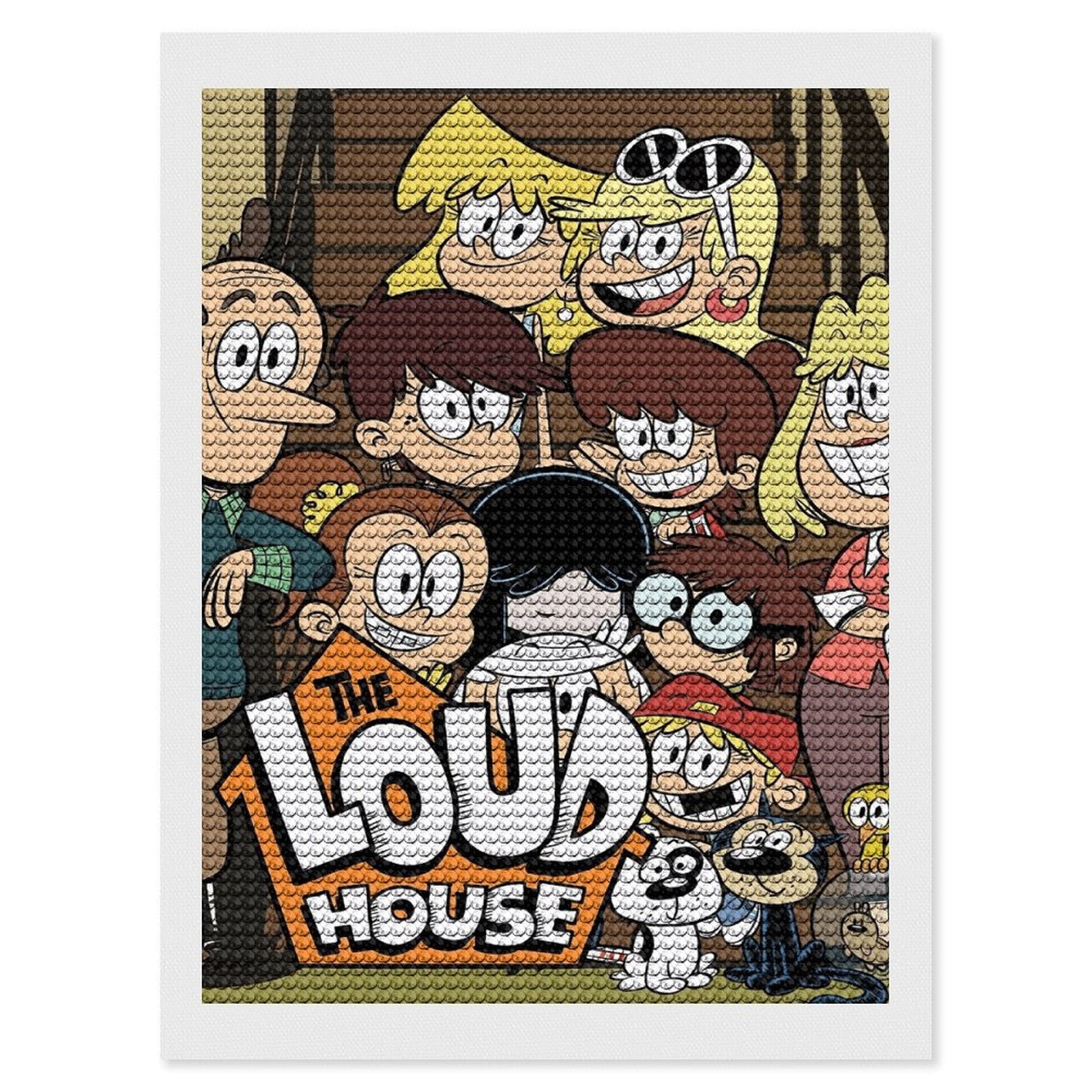 Diamond Arts Kits for Adults - The Loud House Full Drill Diamond Arts ...
