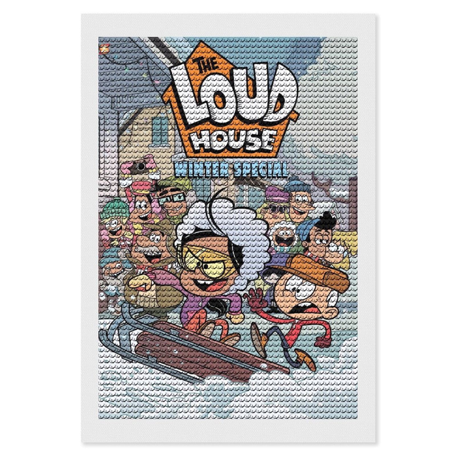 Diamond Arts Kits for Adults - The Loud House Full Drill Diamond Arts ...