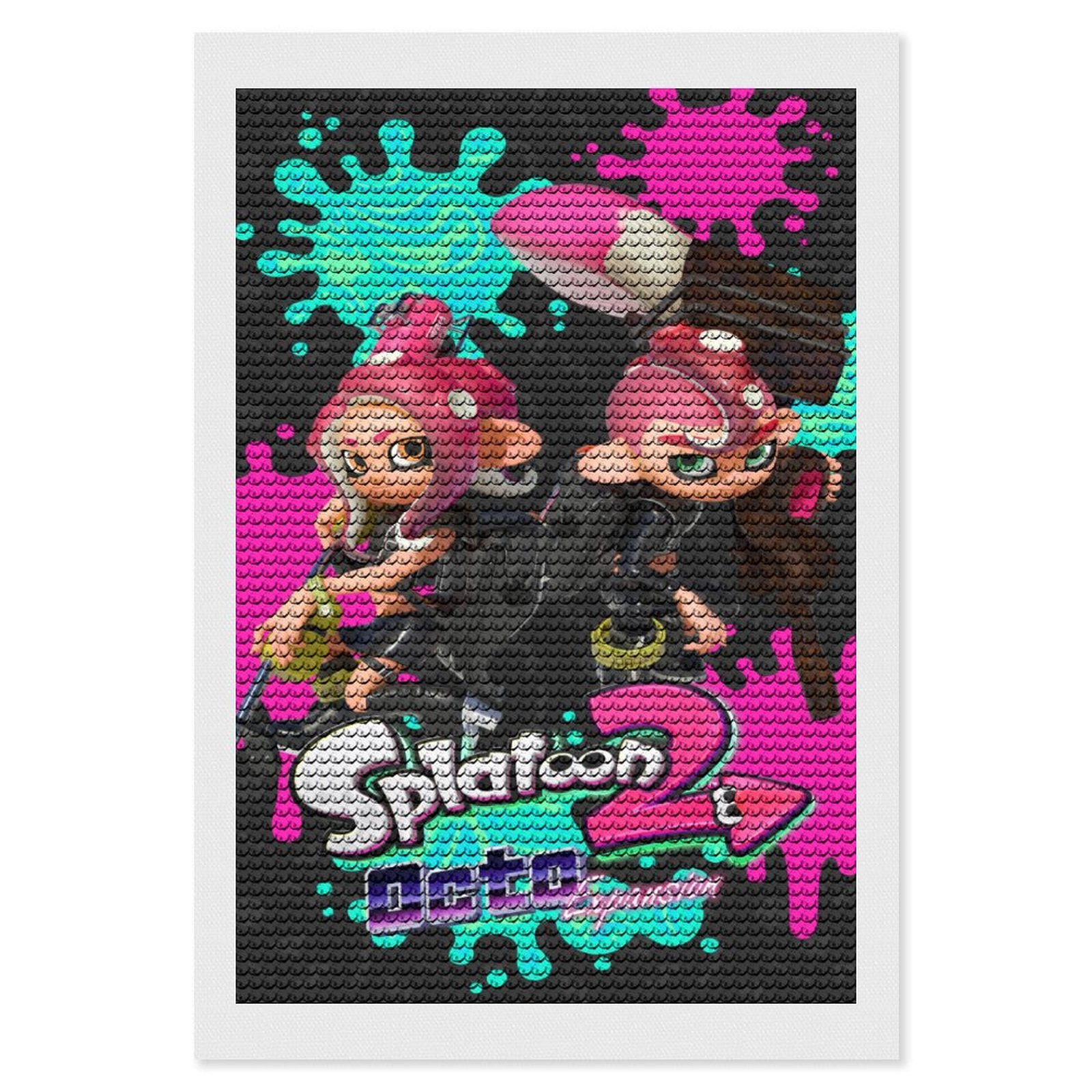 Diamond Arts Kits for Adults - Splatoon Full Drill Diamond Arts for ...