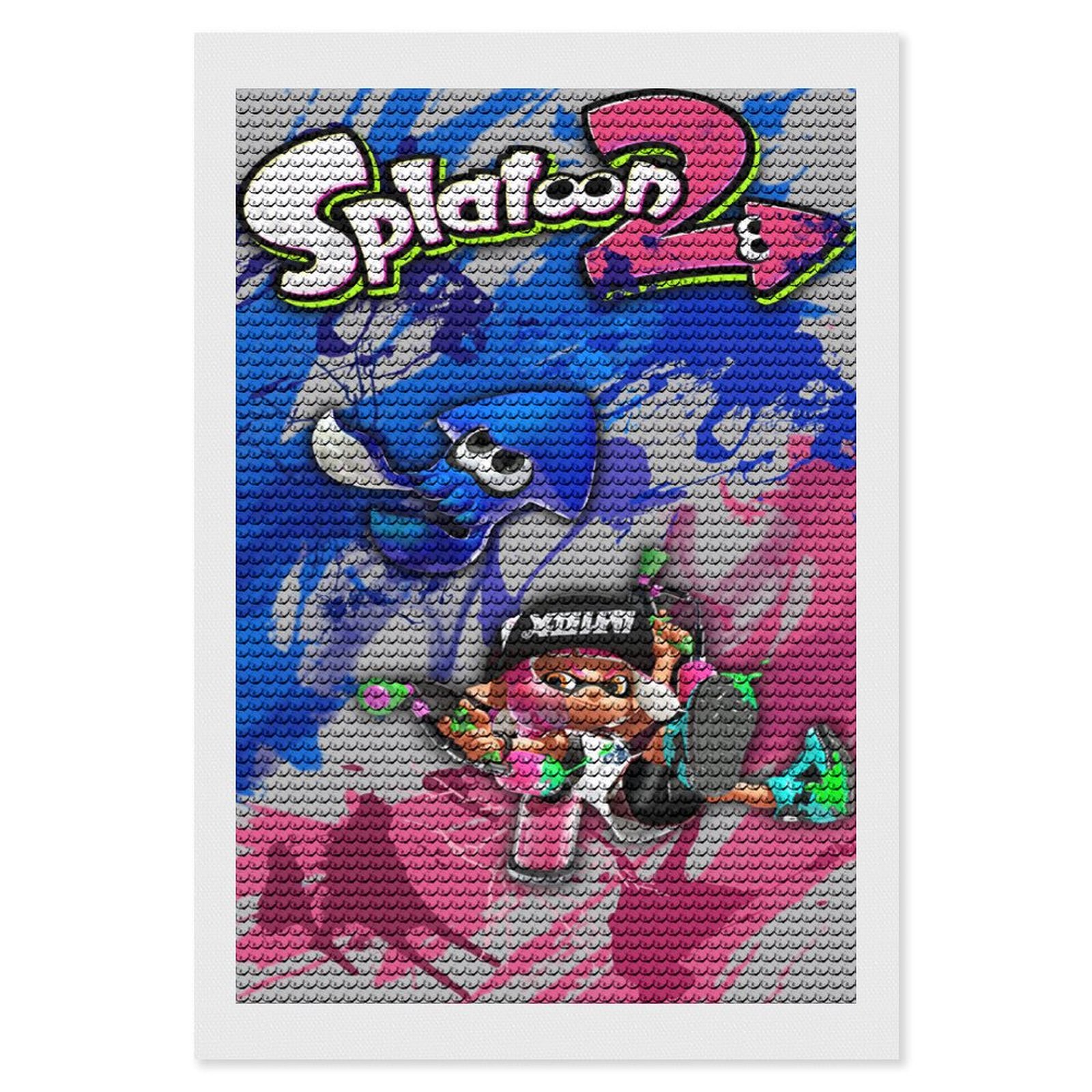 Diamond Arts Kits for Adults - Splatoon Full Drill Diamond Arts for ...