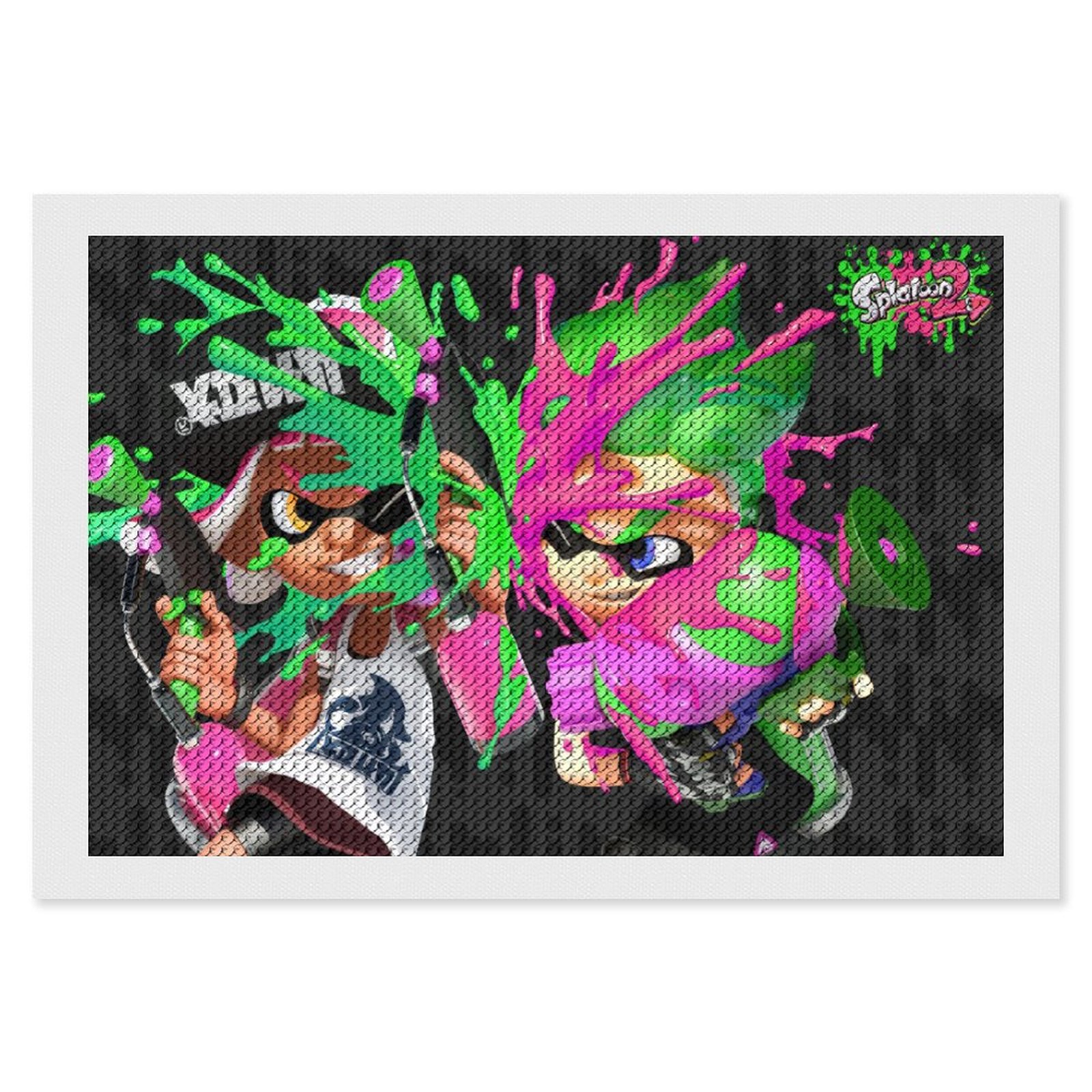 Diamond Arts Kits for Adults - Splatoon Full Drill Diamond Arts for ...