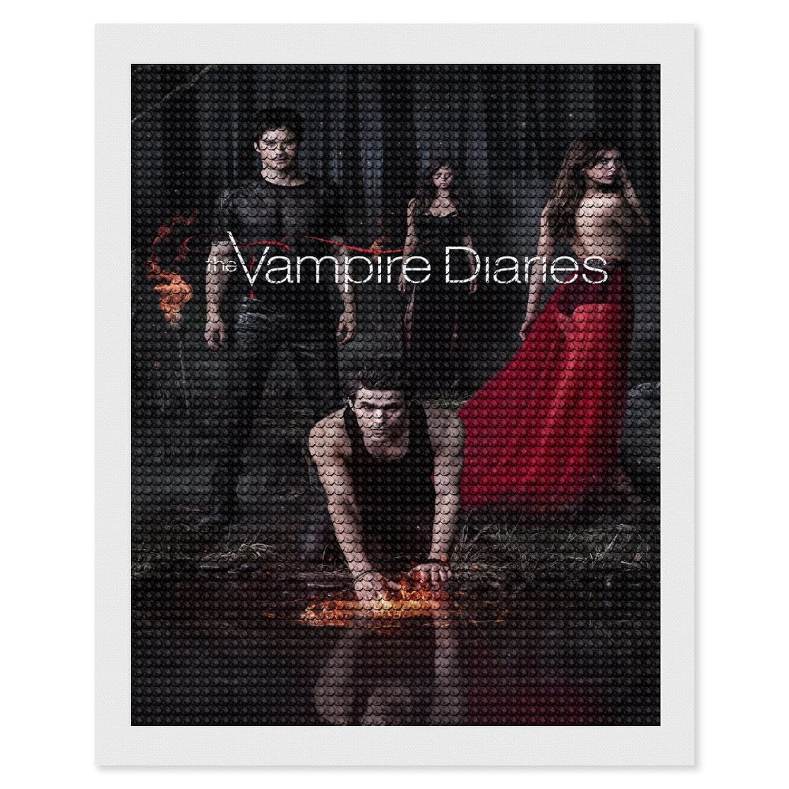 Diamond Arts Kits for Adults - The Vampire Diaries Full Drill Diamond ...