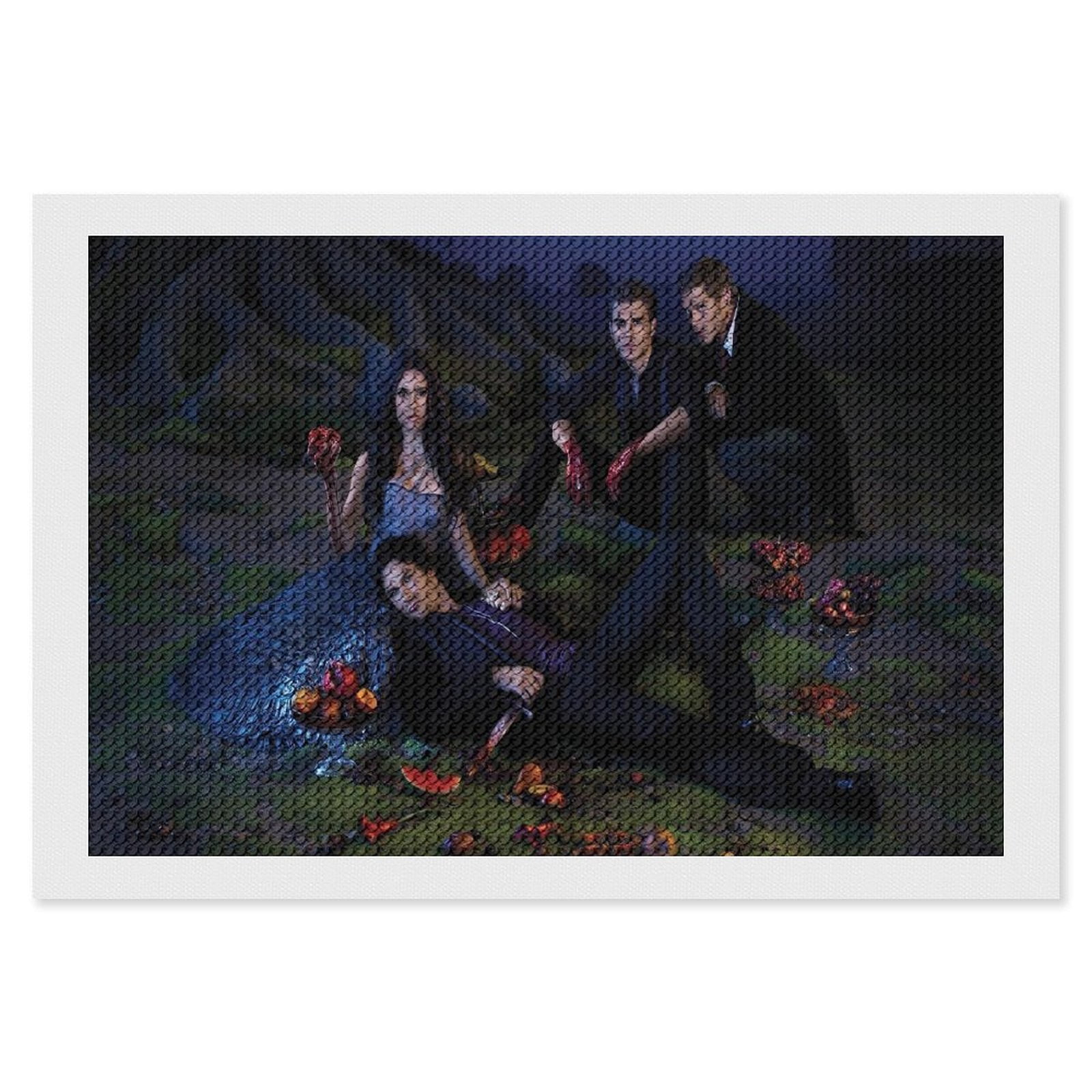 Diamond Arts Kits for Adults - The Vampire Diaries Full Drill Diamond ...