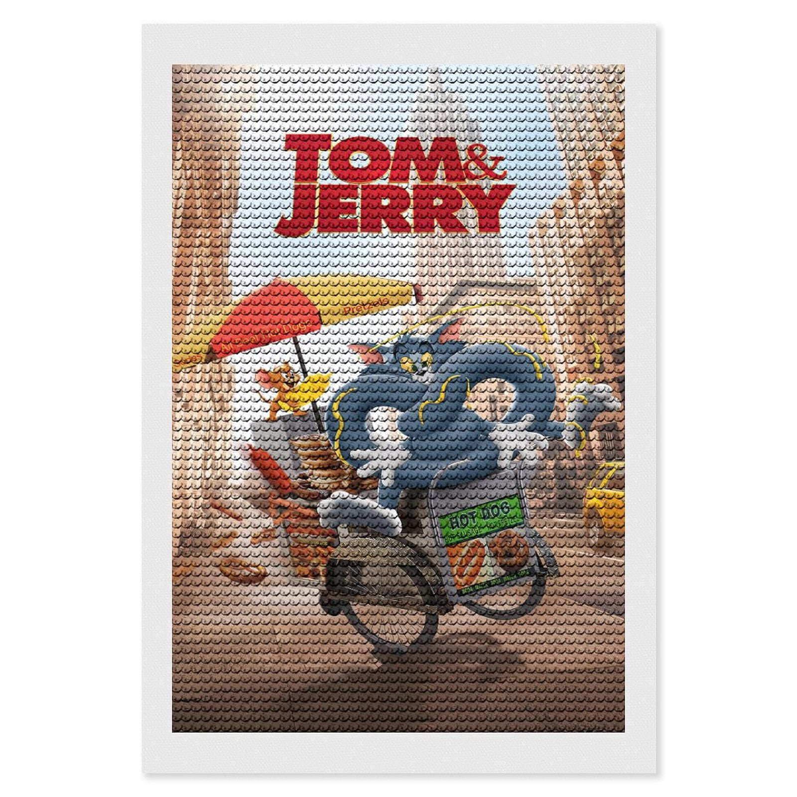 Diamond Arts Kits for Adults - Tom And Jerry Full Drill Diamond Arts ...