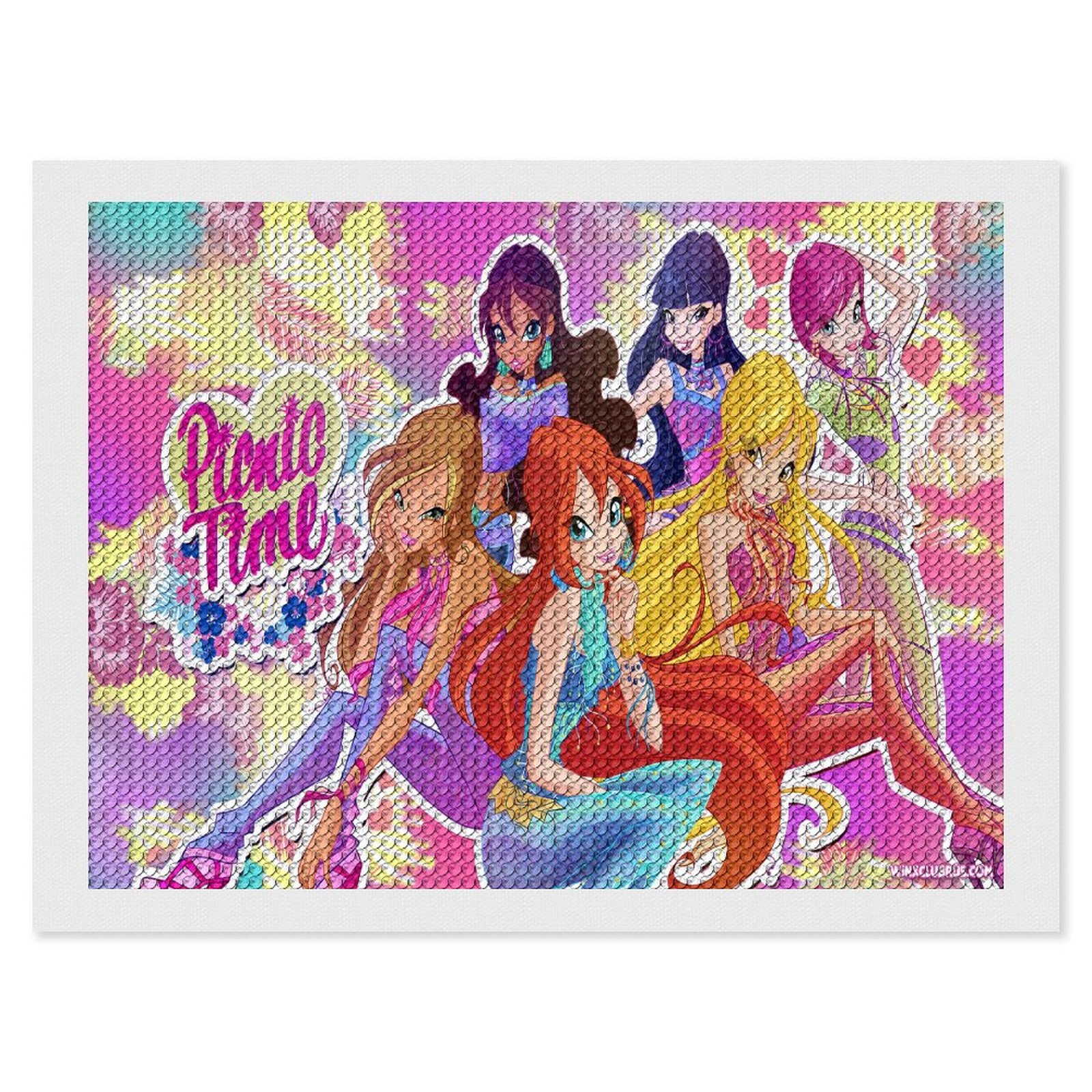 Diamond Arts Kits for Adults - Winx Club Full Drill Diamond Arts for ...