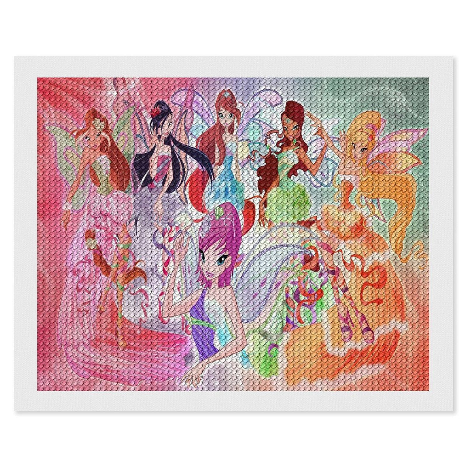 Diamond Arts Kits for Adults - Winx Club Full Drill Diamond Arts for ...