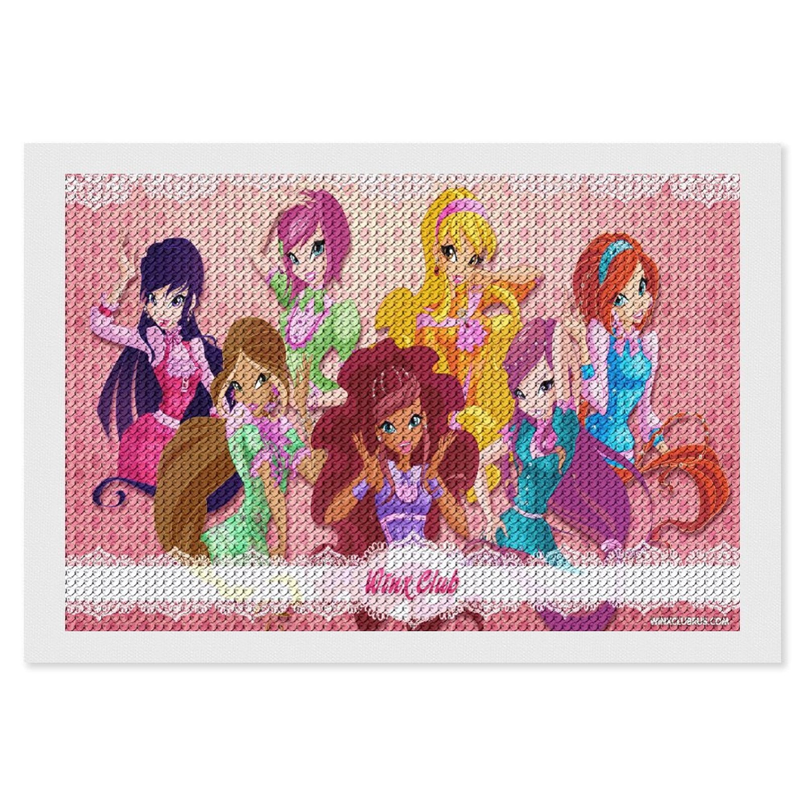 Diamond Arts Kits for Adults - Winx Club Full Drill Diamond Arts for ...