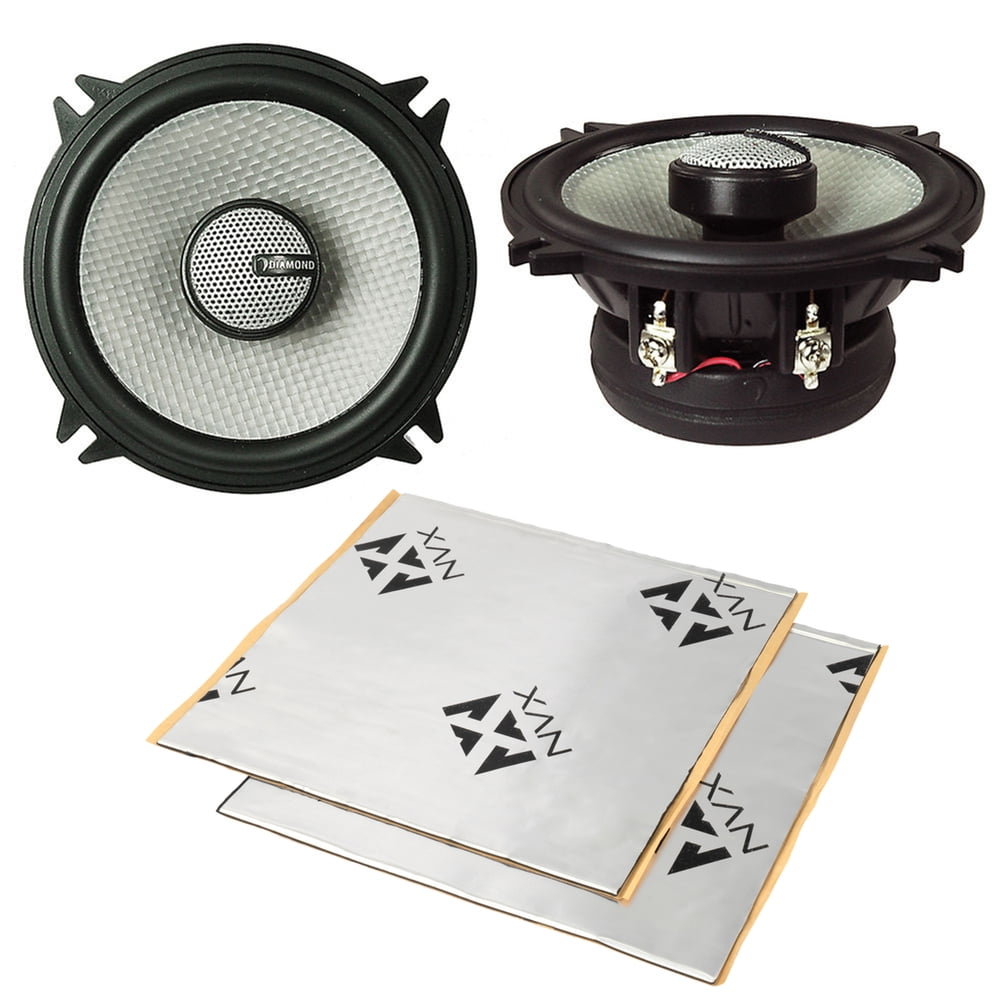 Diamond Audio DMD42 4" DMD Series 2-way Coaxial Car Speakers 120W Peak ...